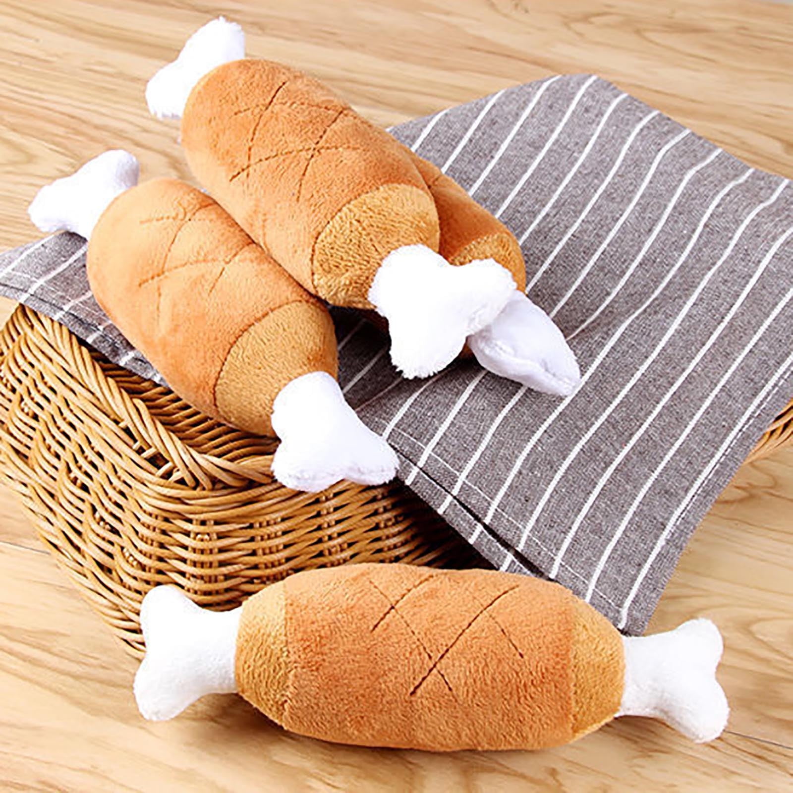 kladzum Dog Toys Small Dog -Chicken Leg Toy Sound Dog Toy Interactive ...