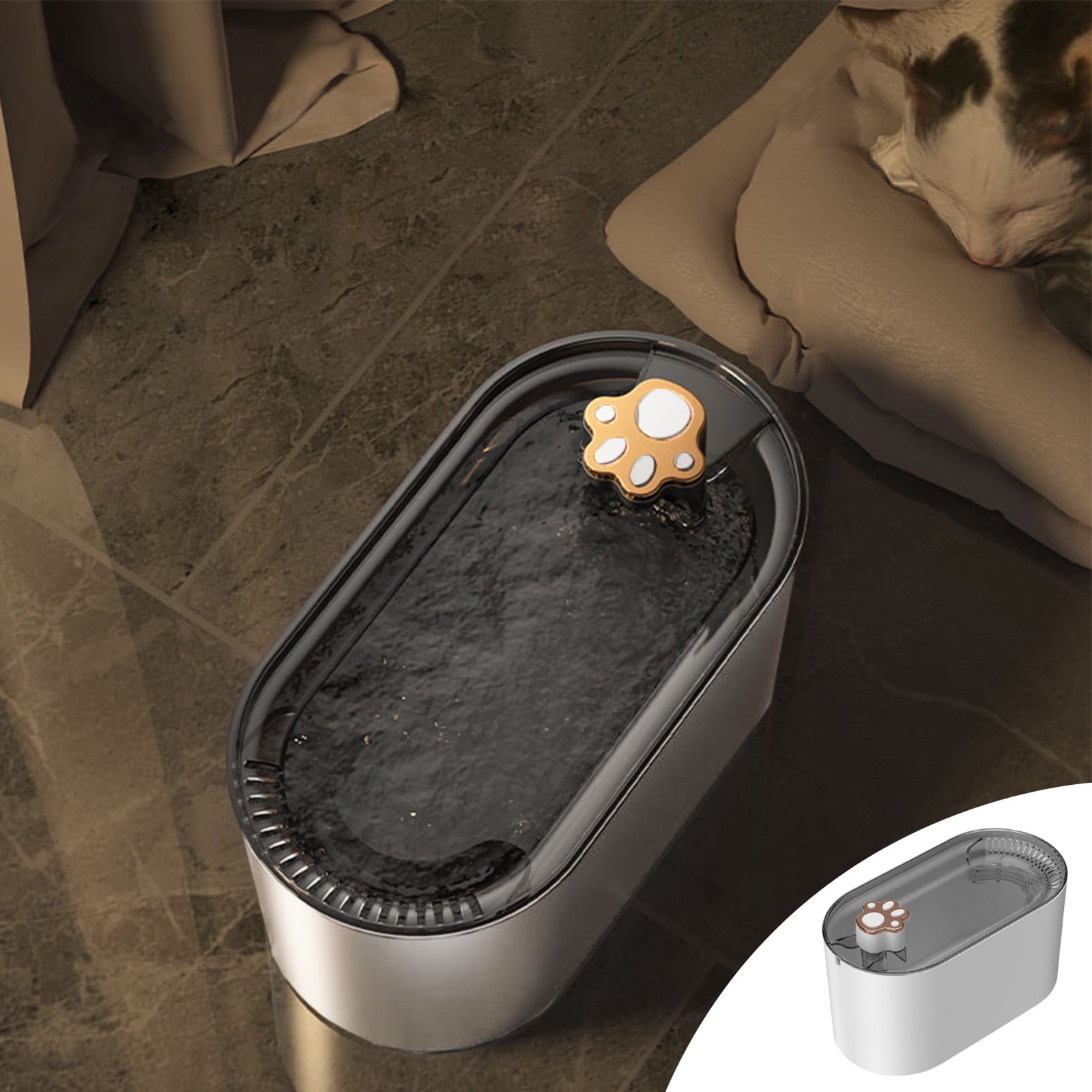 kladzum Dog Water Bowl Dispenser Water Dispenser, Automatic Cats Water ...