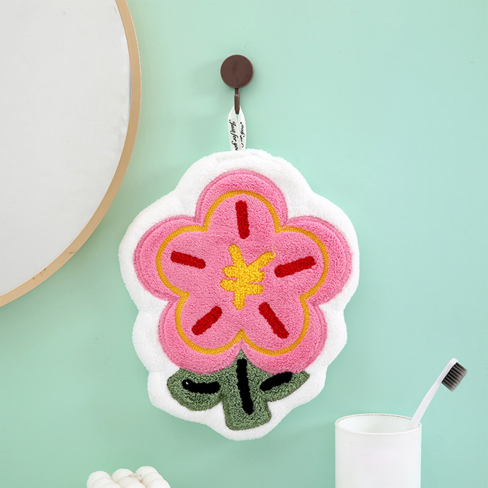 kladzum Exquisite Cute Hand Towels with High Beauty Lint Flowers ...