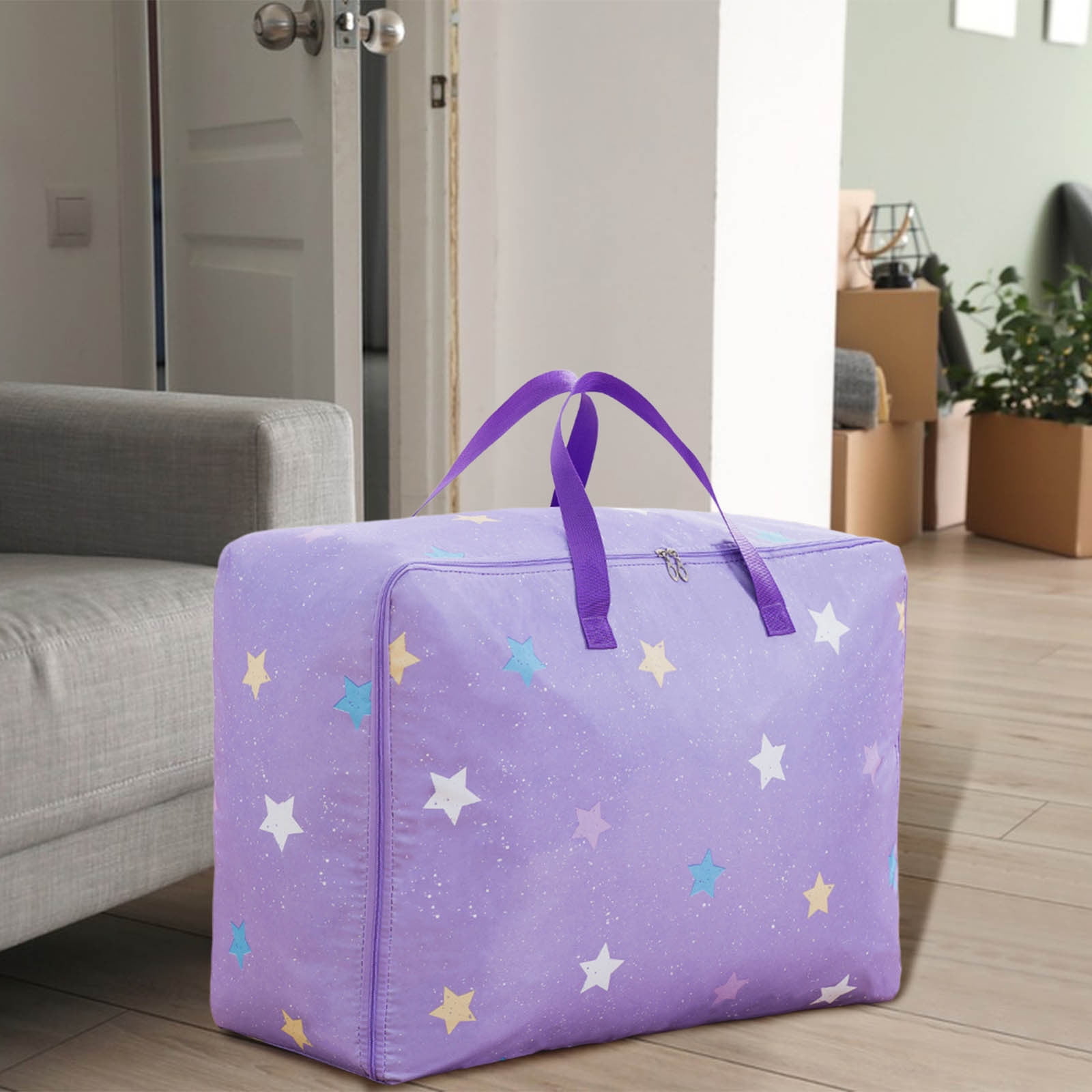 kladzum Extra Large Storage Bags, Moving Bags with Zippers & Carrying ...