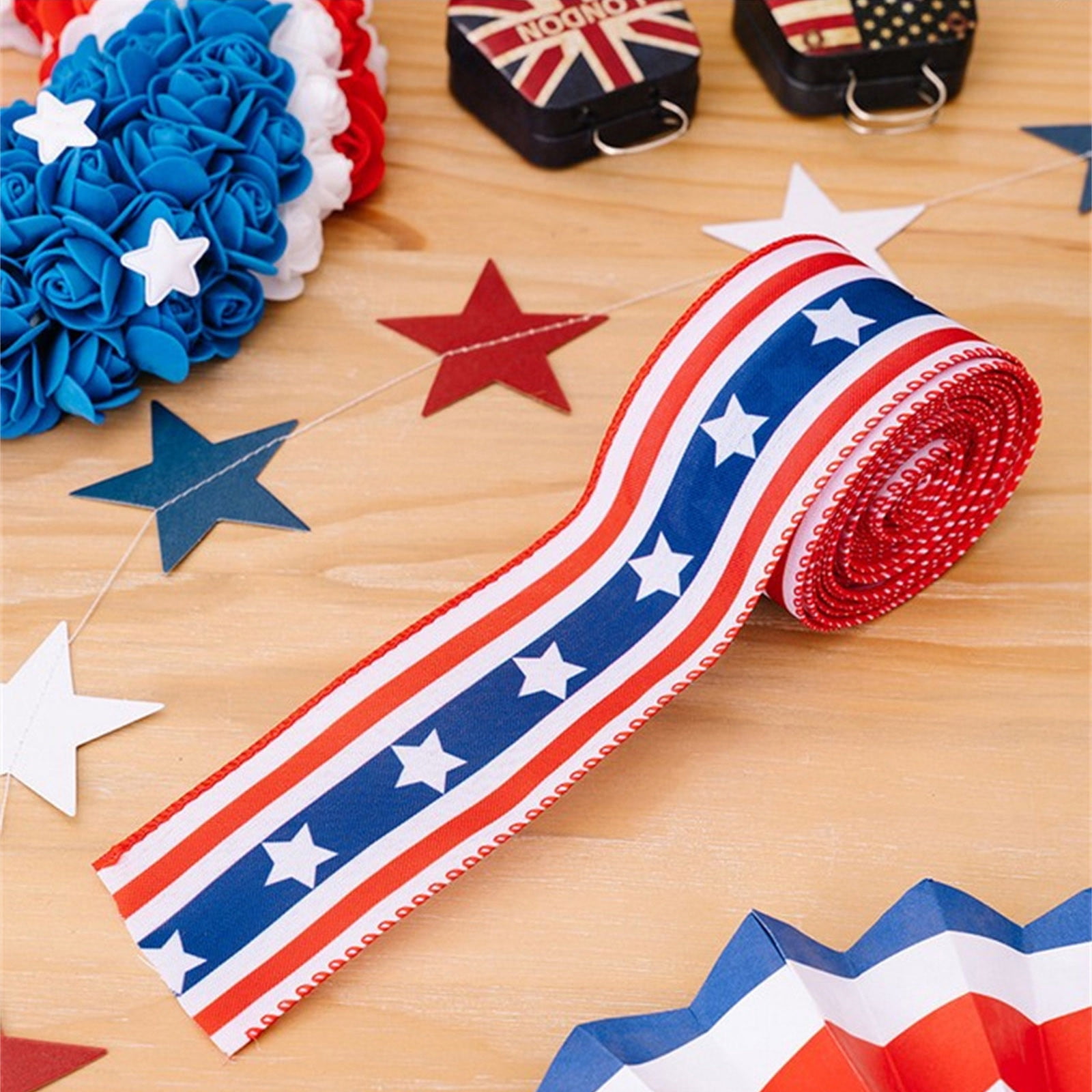 kladzum Independence Day Decorative Products American Festival Ribbon ...