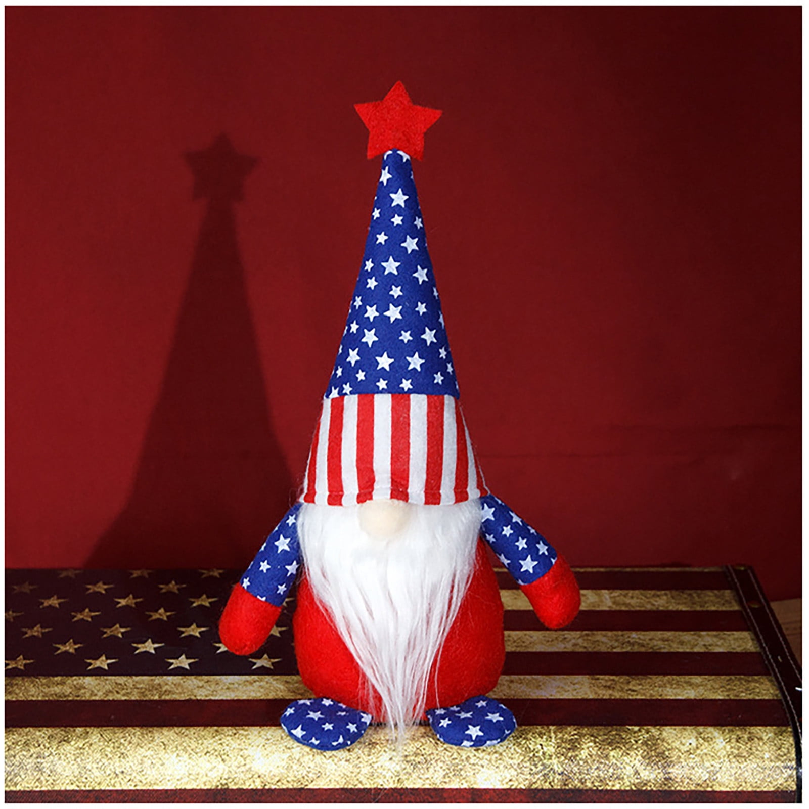 kladzum Independence Day Gnomes 4th of July Decorations Memorial Day Faceless Doll Home Stuffed ...