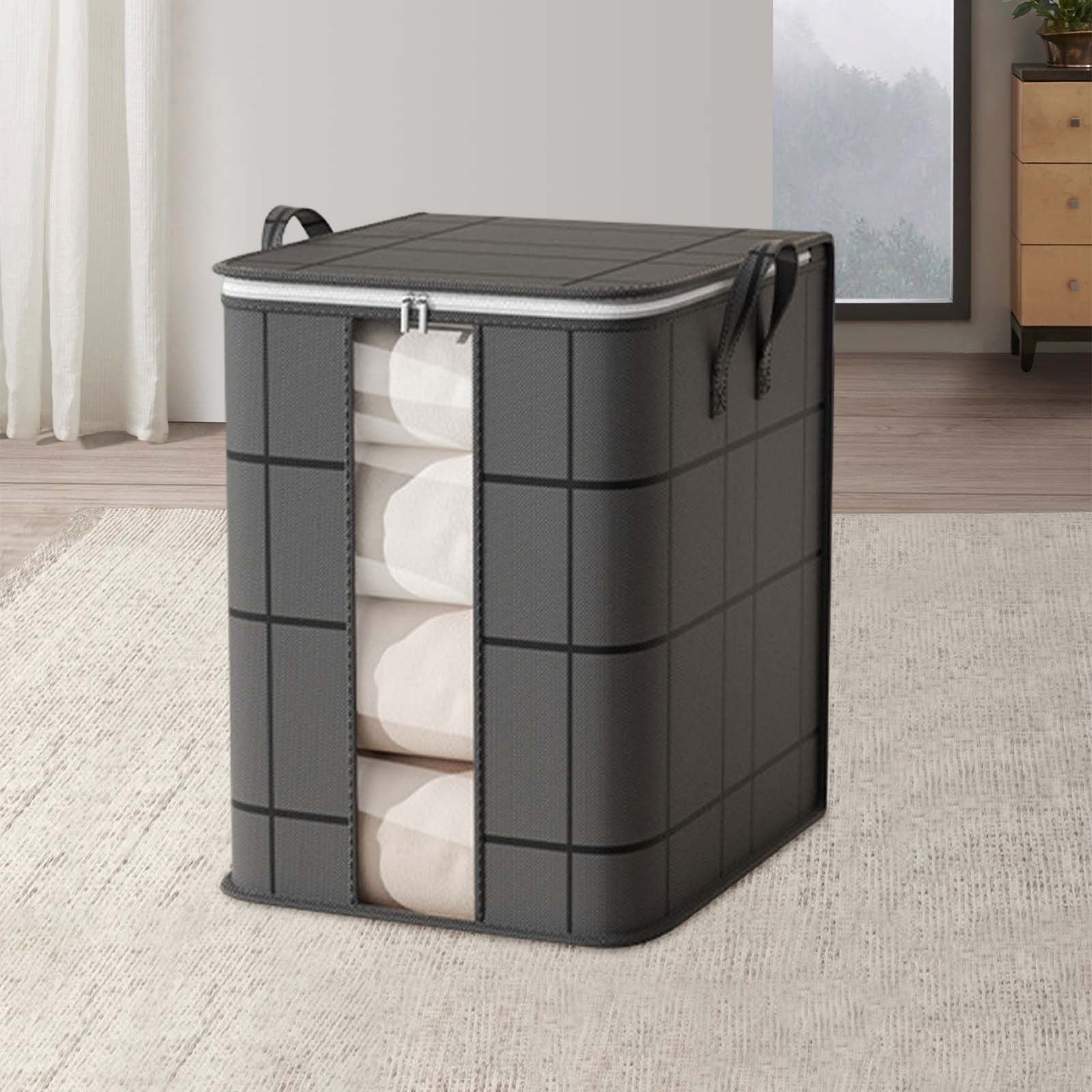 kladzum Large Storage Bags, Clothes Storage Bins Foldable Closet ...