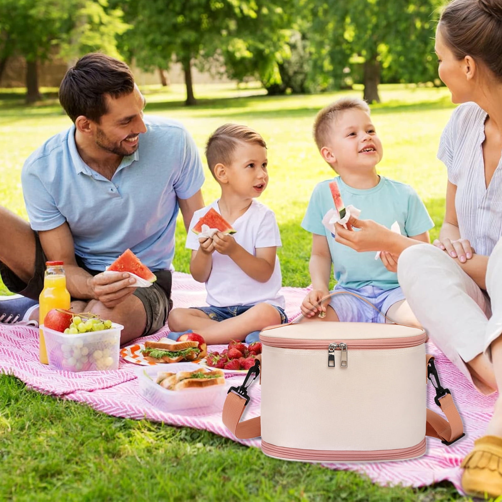 kladzum Lunch Bag Women Insulated Lunch Bag Large Lunch Box Foldable ...