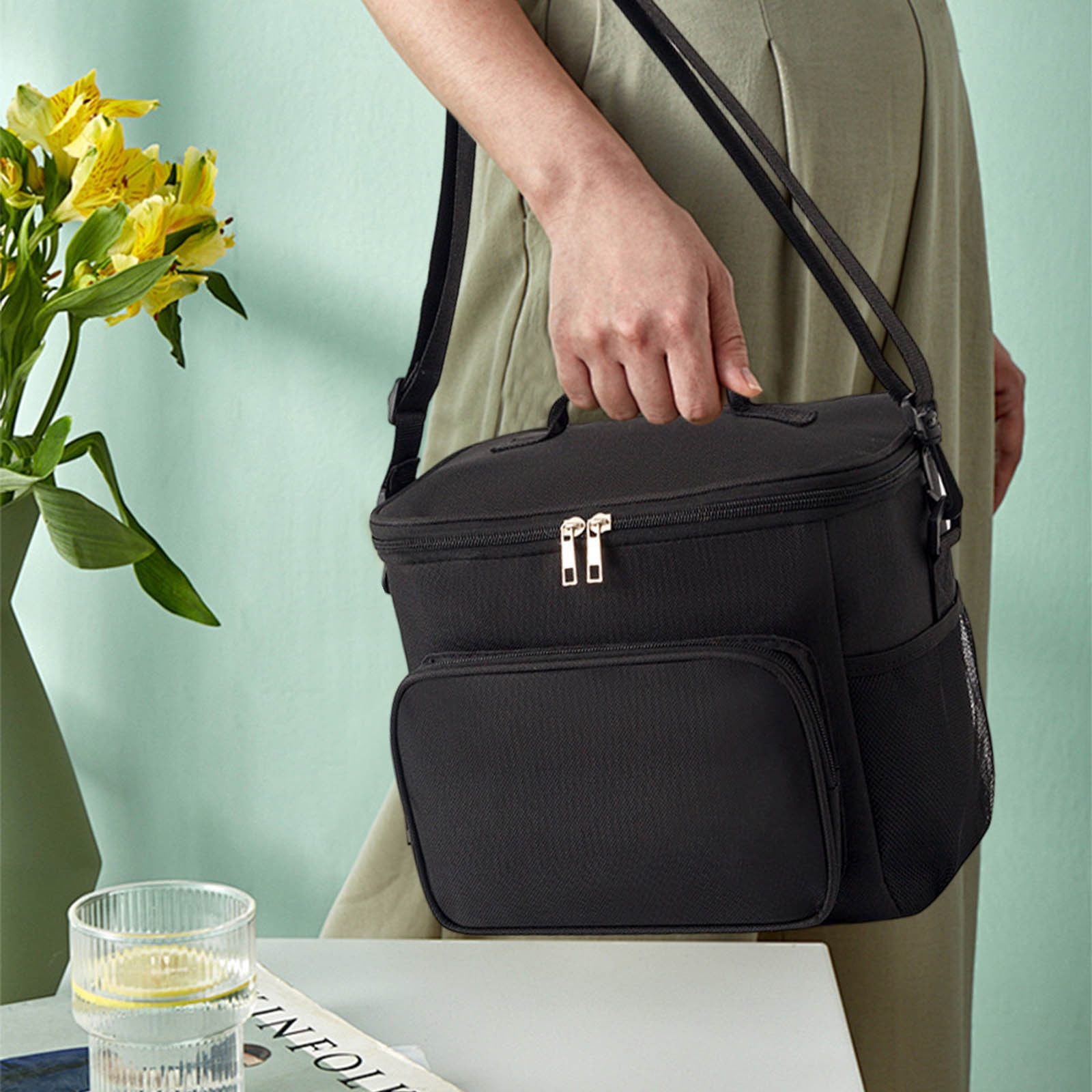 kladzum Lunch Bag for Women & Men Adult Insulated Lunch Box, with ...