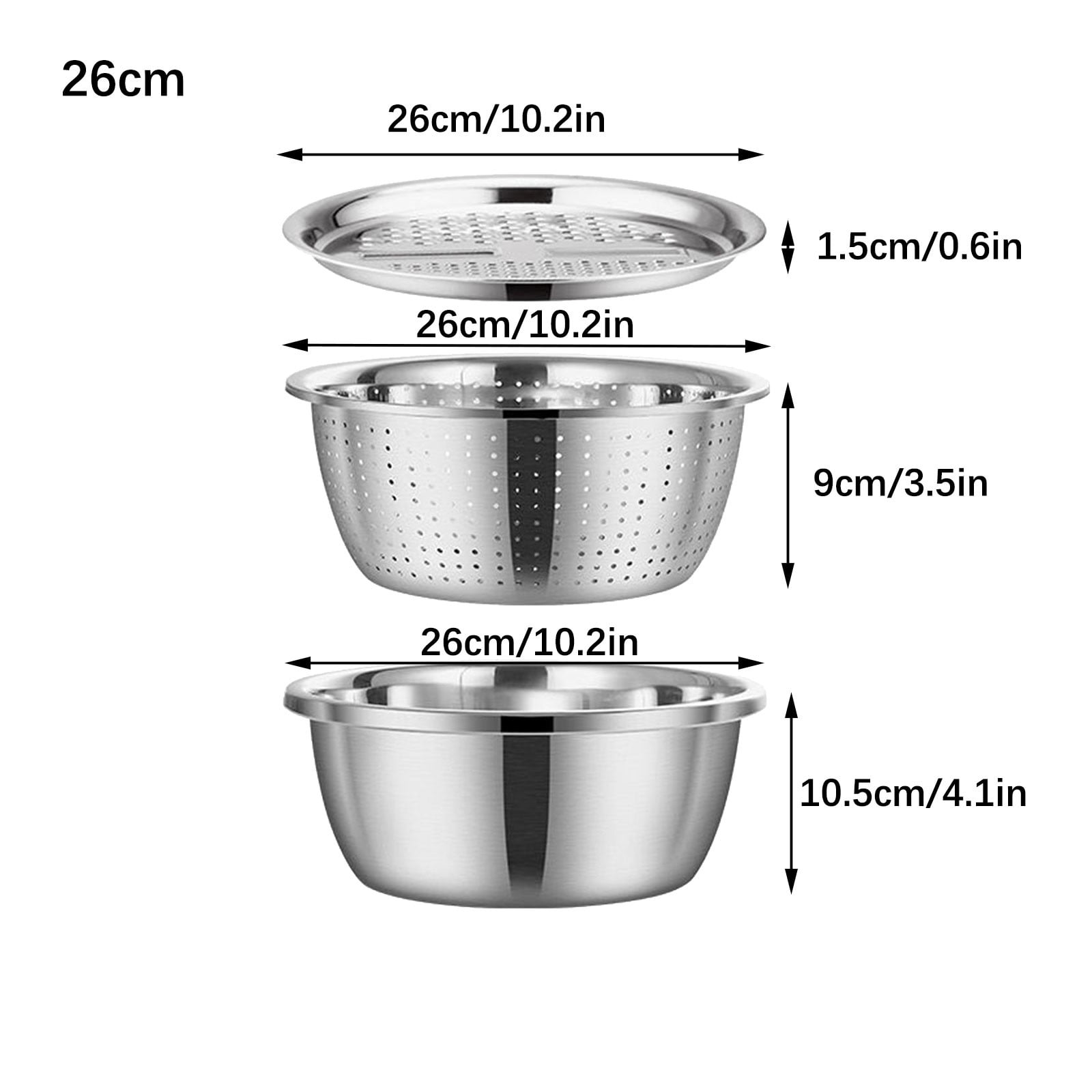kladzum Multifunctional Stainless Steel Basin 2024 New Colander ...