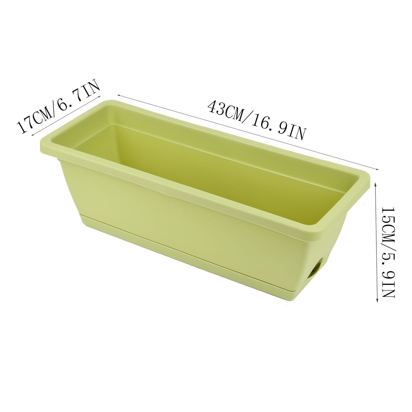 kladzum Plastic Vegetable Flower Planters Boxes Vegetable Planting Pots ...