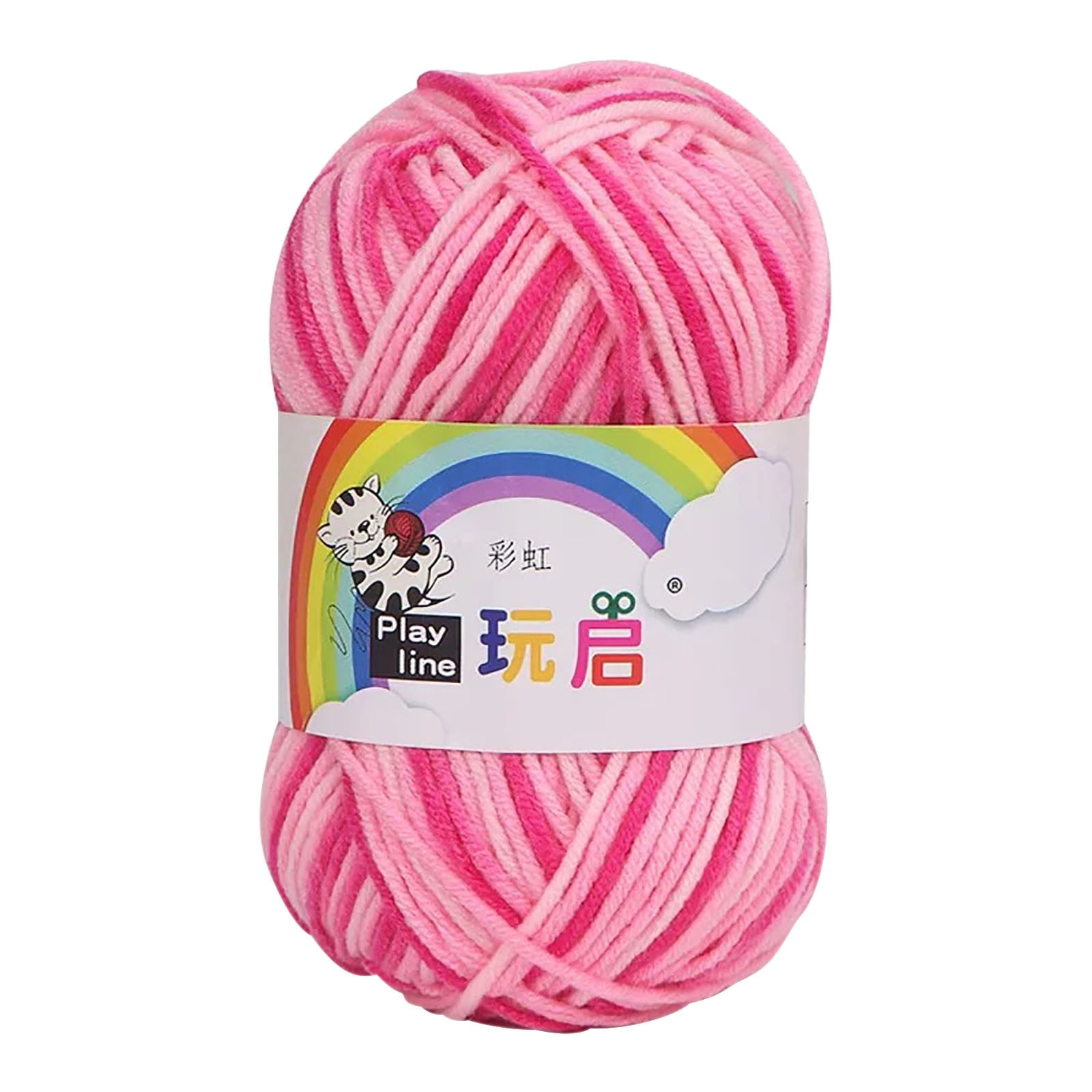 kladzum Yarn for Crocheting Soft Knitting Yarn for Crafts Multicolor ...