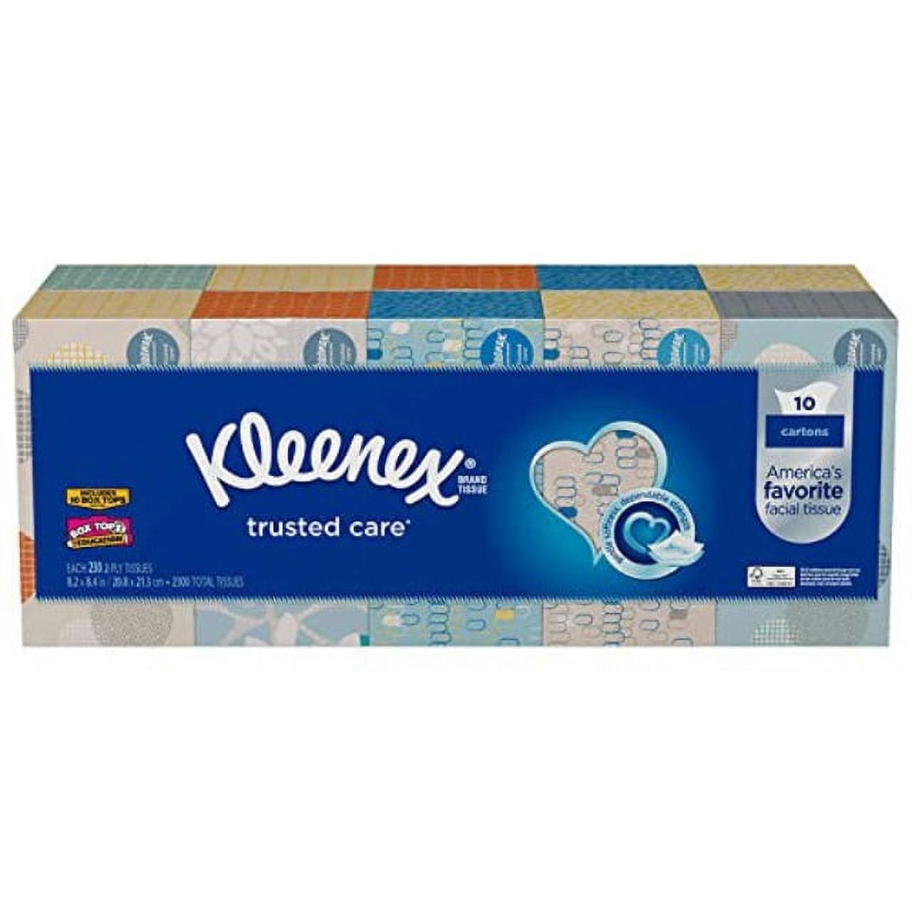 Kleenex Facial Tissue - 10 Pack, 230 Tissues per Box, SKU ...