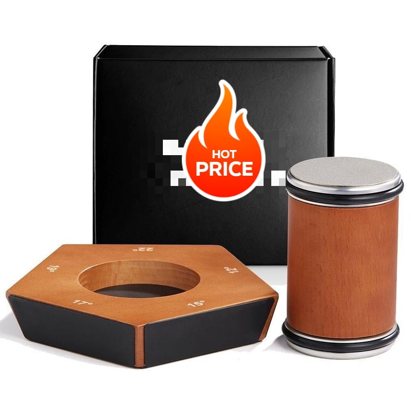 knife sharpener set with diamond and ceramic discs, 15°20°, different angles for sharp edges ...