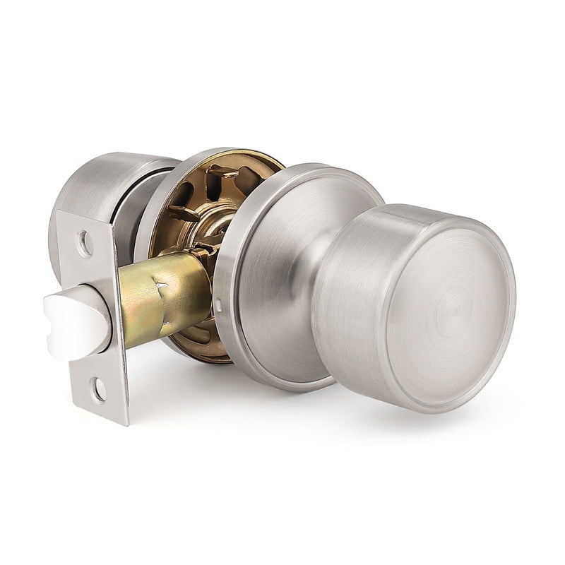 knobelite 1 Pack Passage Door Knob, Interior Keyless Knob for Closet ...
