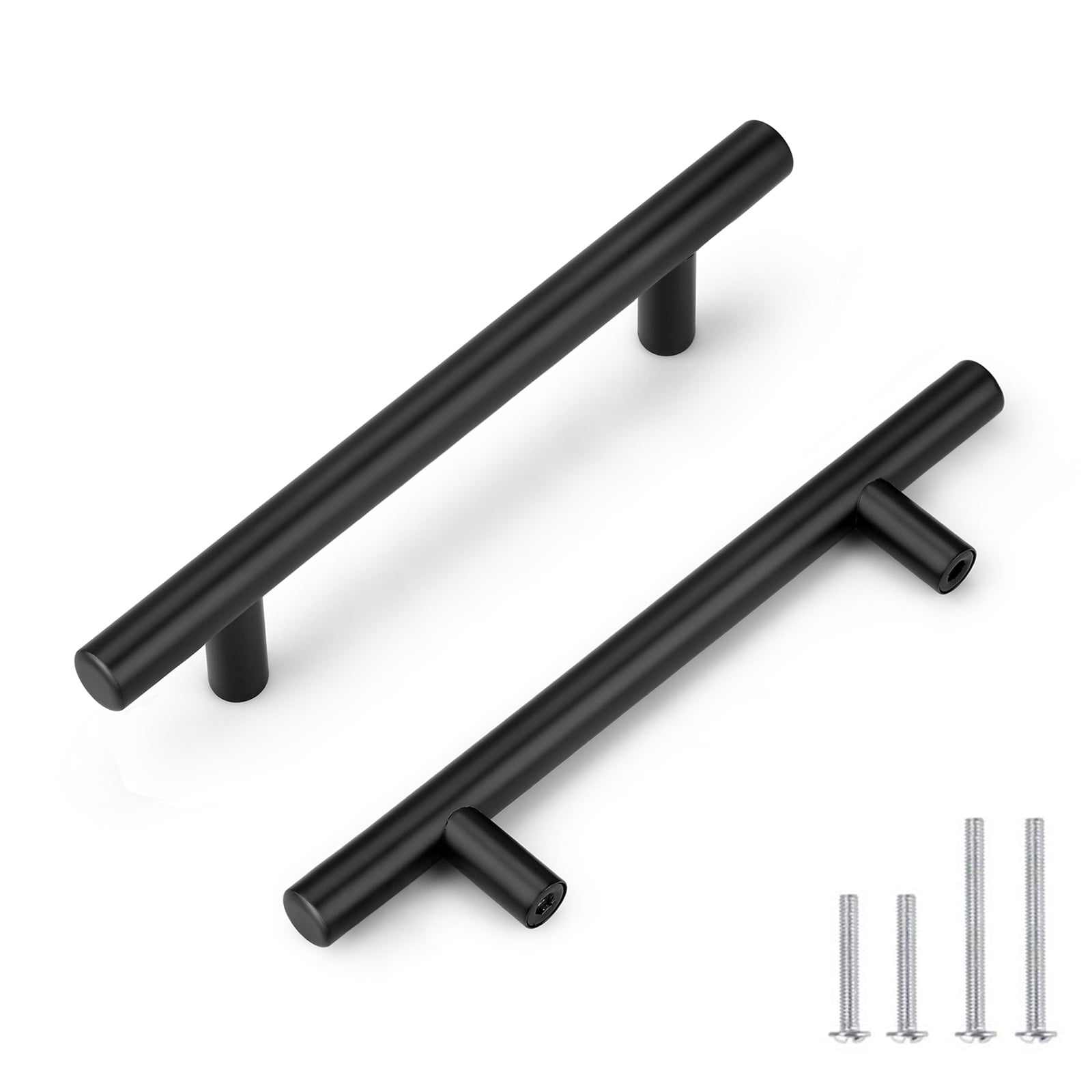 knobelite 12 Pack 102mm(4inch) Hole Centers Cabinet Handles Stainless ...