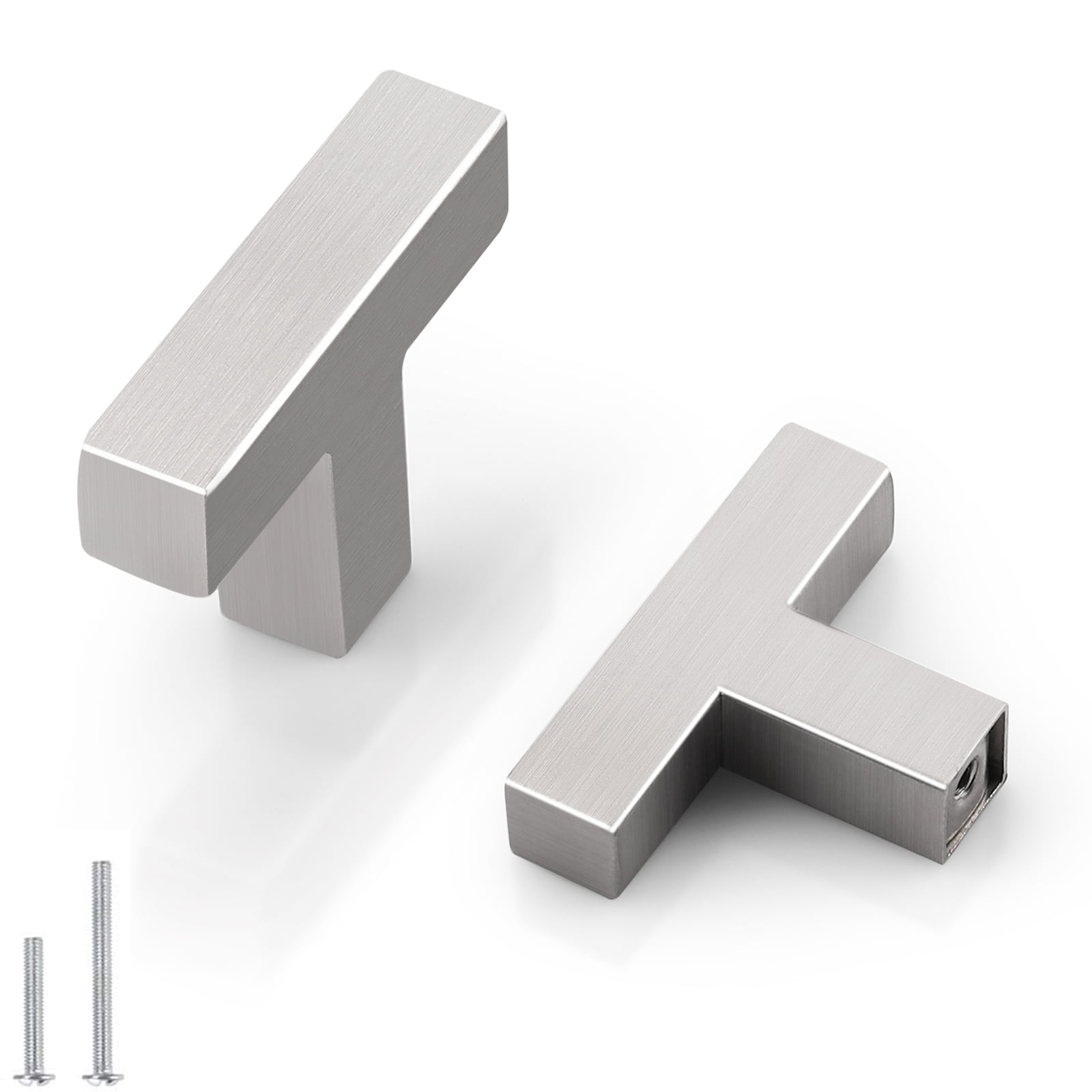 knobelite 5 Pack 2 inch (50mm) Length Square Corner Kitchen Cabinet ...