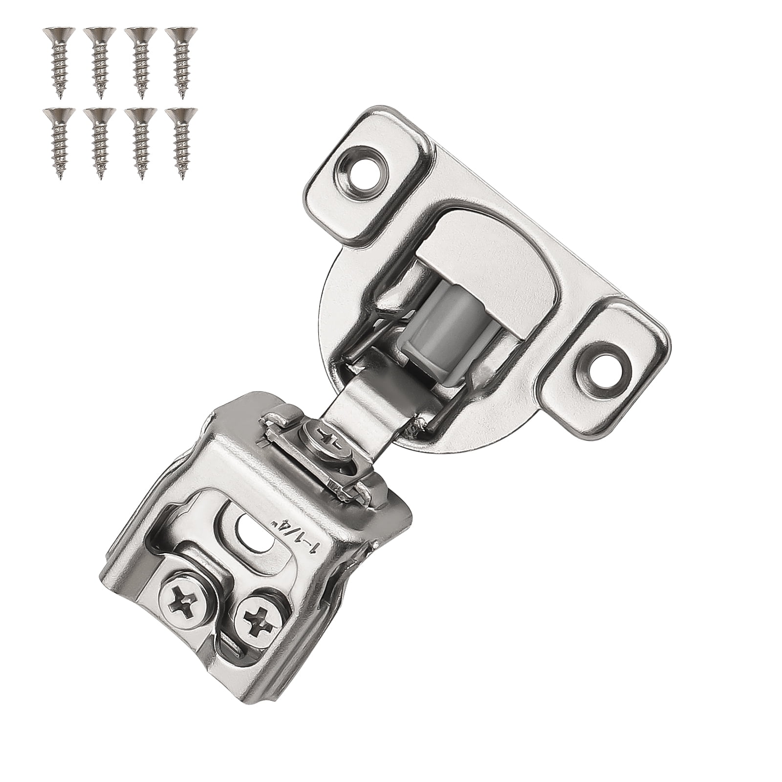 knobelite 60 Units (30 Pairs) Soft Close 1-1/4 Inch Overlay Cabinet ...