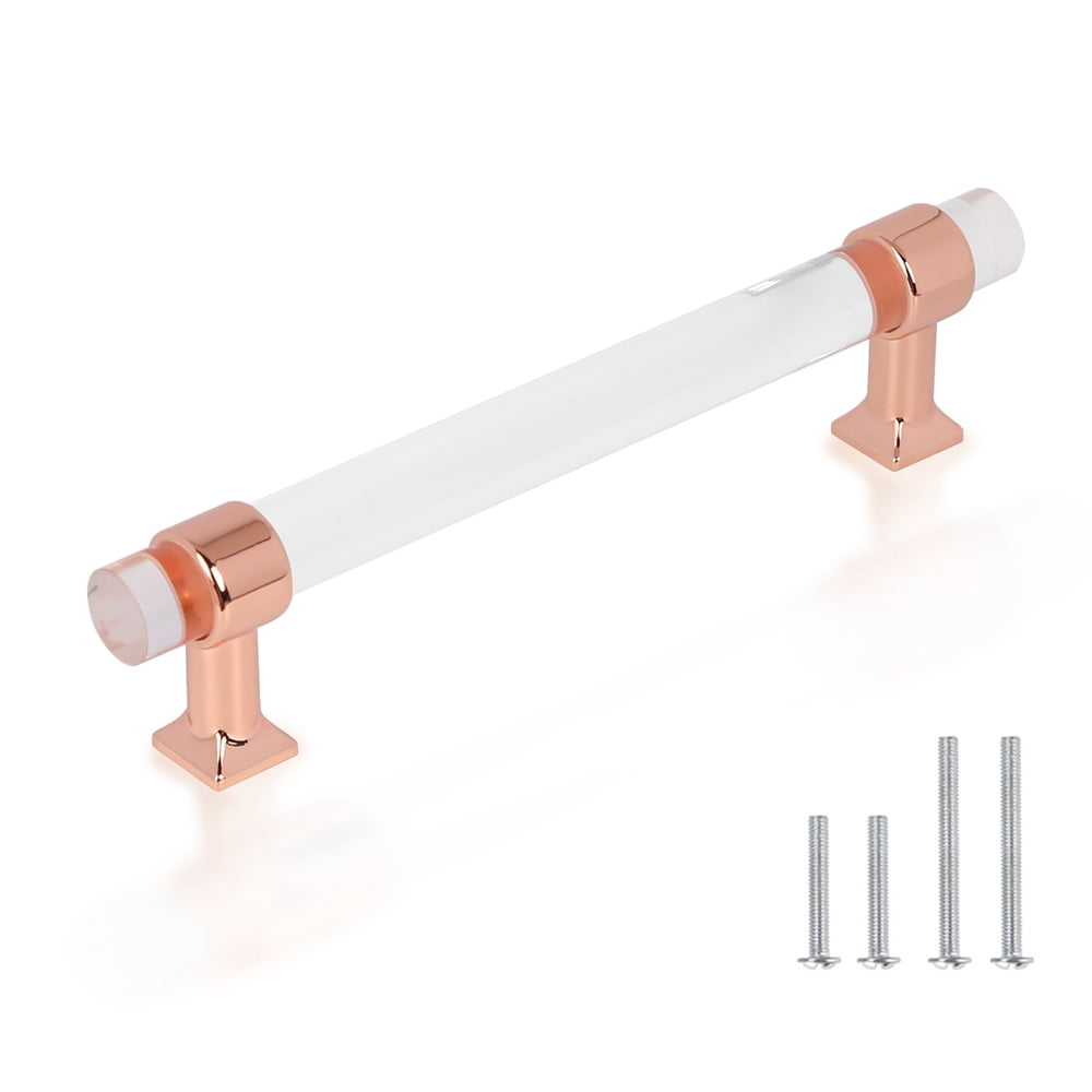 knobelite Kitchen Cabinet Handle 1 Pack 5 Inch Hole Center Acrylic ...