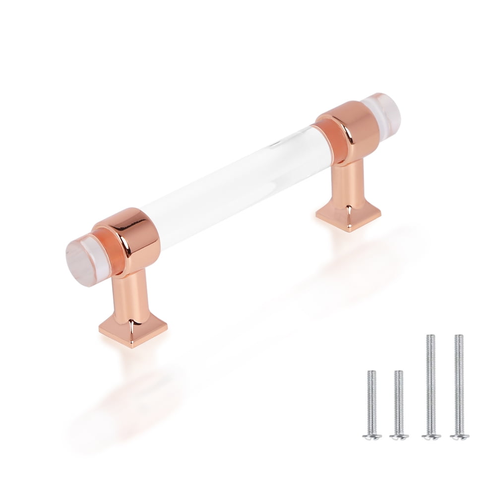 knobelite Kitchen Cabinet Handle 20 Pack 3 3/4 Inch Hole Center Acrylic ...