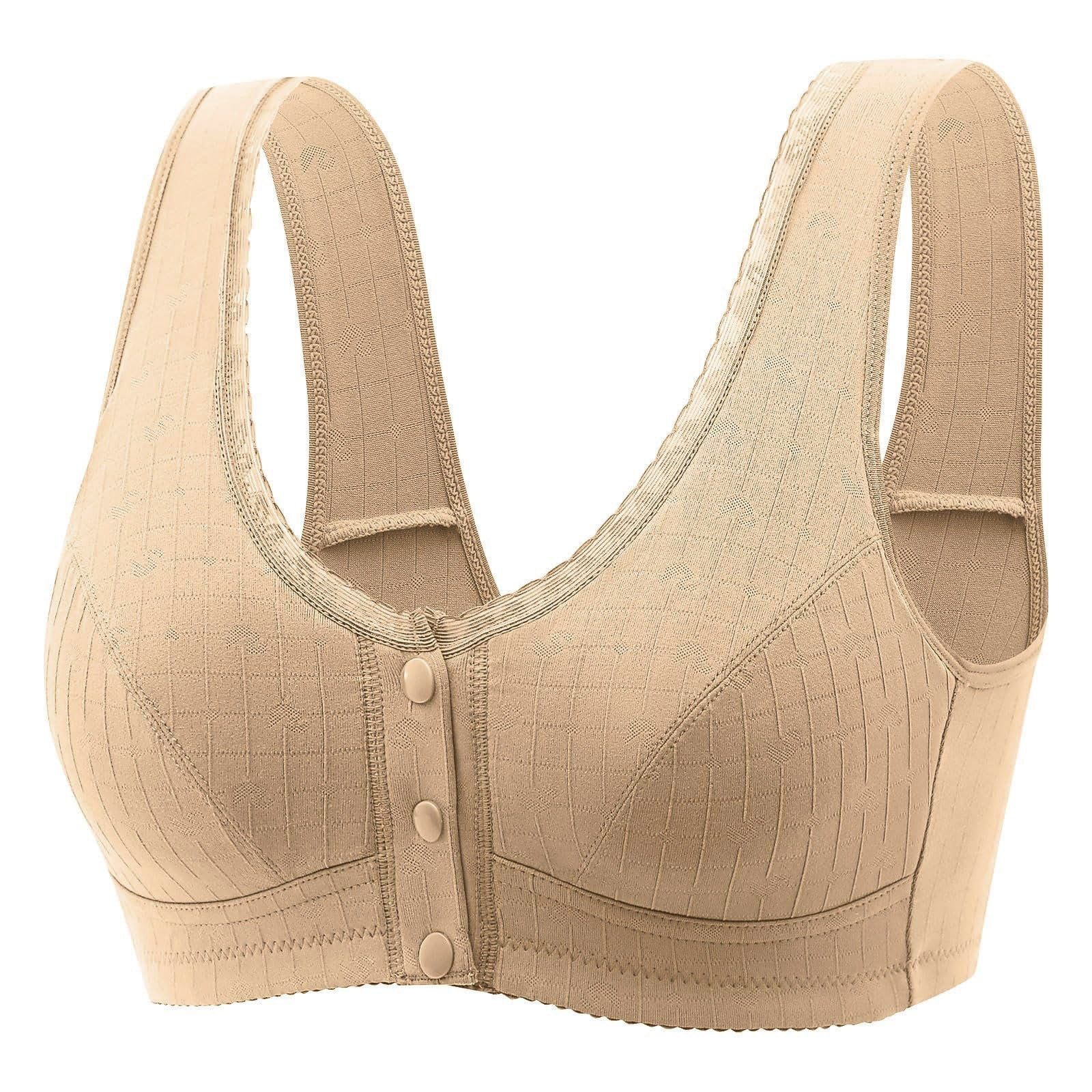 knqrhpse Bras for Women Front Closure Bras Daisy Bras for Older Women ...