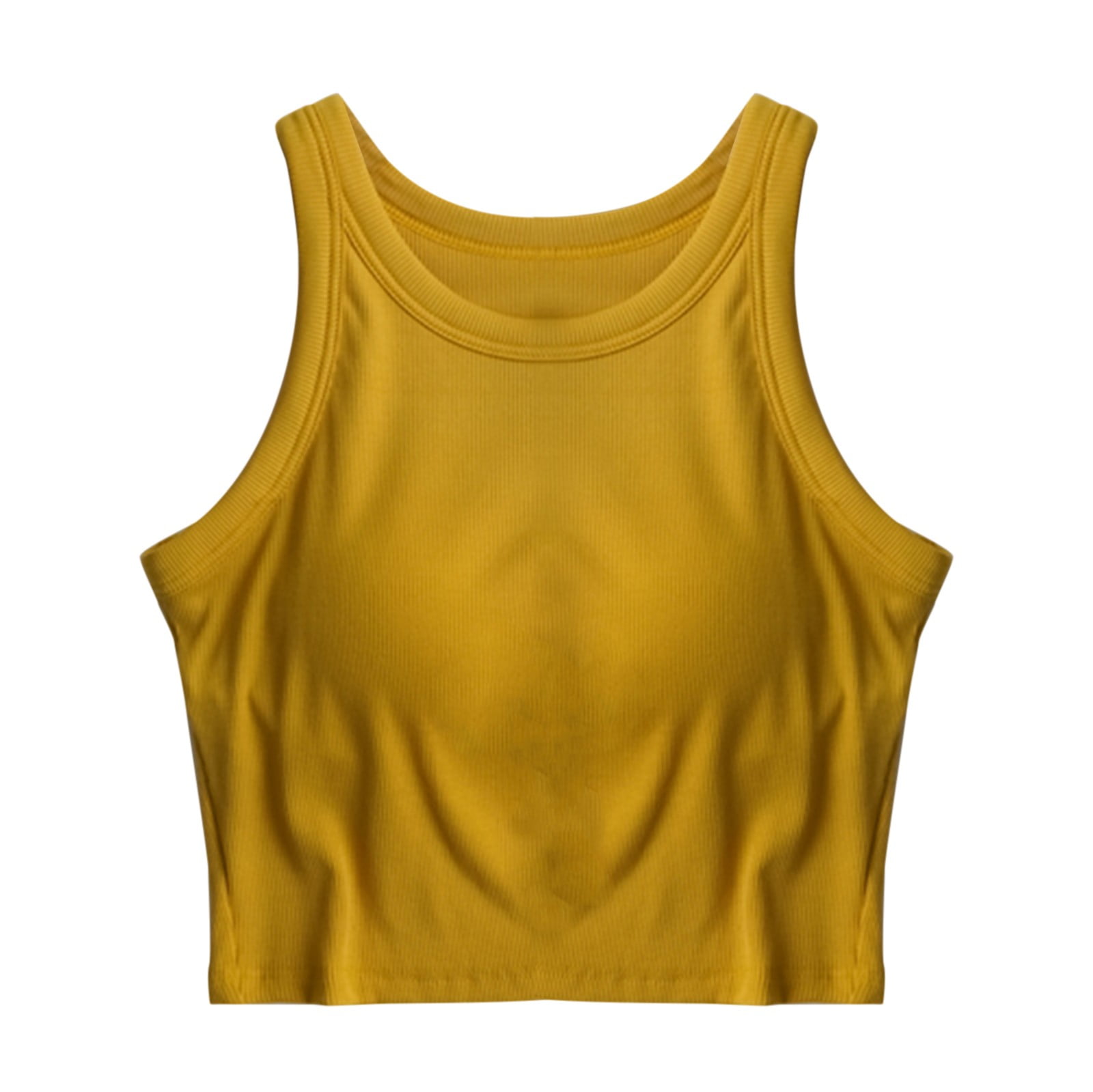 knqrhpse Crop Tops Tank Top For Women Women's Solid Color Thread With ...