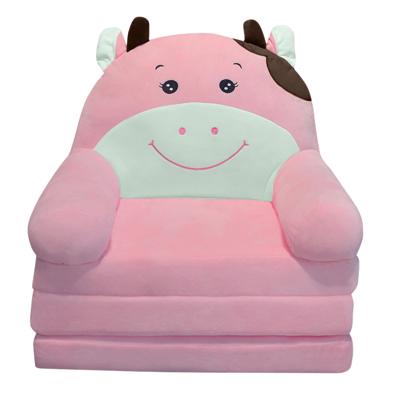 knqrhpse Seat Cushion Plush Foldable Kids Sofa Backrest Armchair 2 In 1 ...