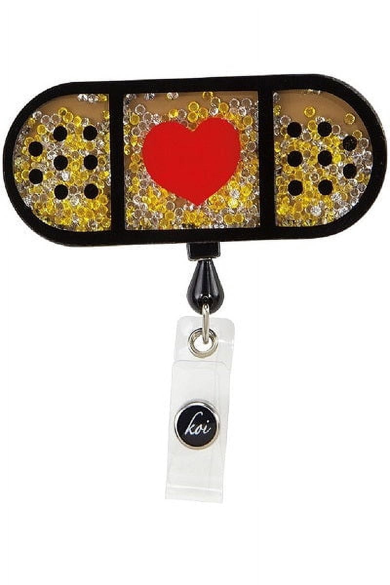 koi Shaker Retractable Badge Reels Color: Band Aid - Walmart.com