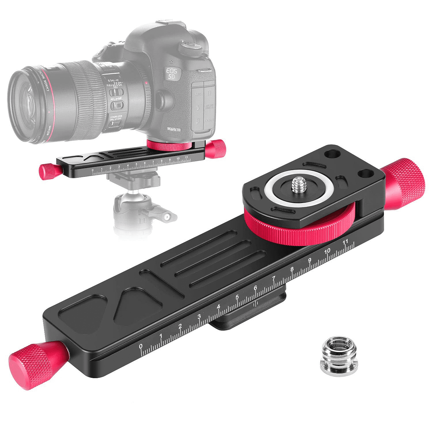 koolehaoda All Metal Wormdrive Macro Focusing Focus Rail Slider/Close ...