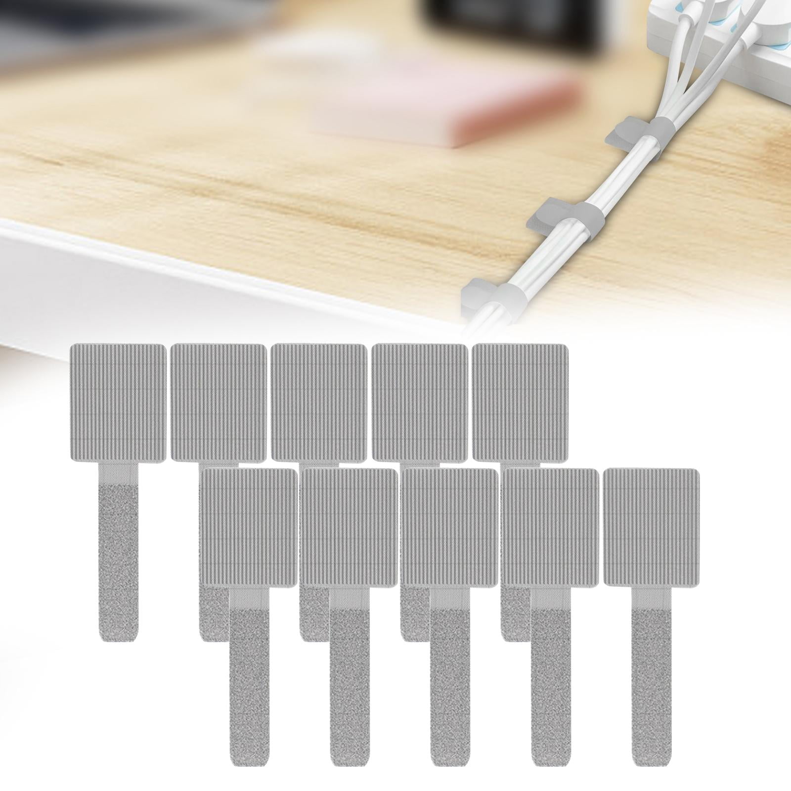 Twist Ties Nuanchu 40 Pcs Silicone Cable Ties Reusable Holder ...
