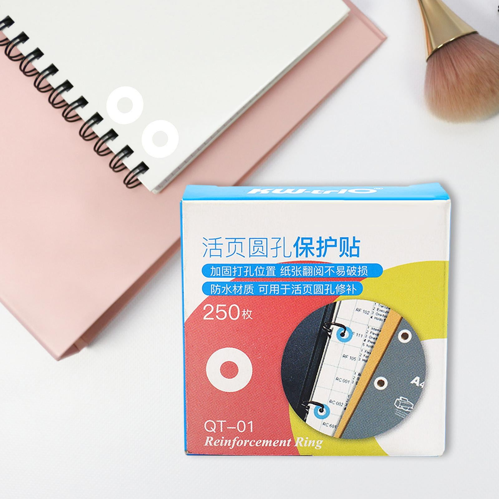 koolsoo 250 Pieces Hole Reinforcement Stickers Reinforcers PVC Tear ...