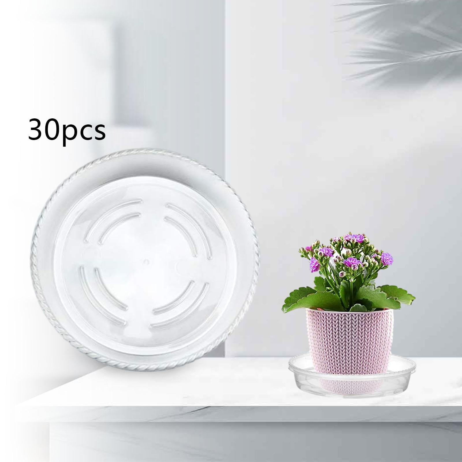 koolsoo 30 Pieces Flower Planter Saucers Plant Trays Pot Tray ...
