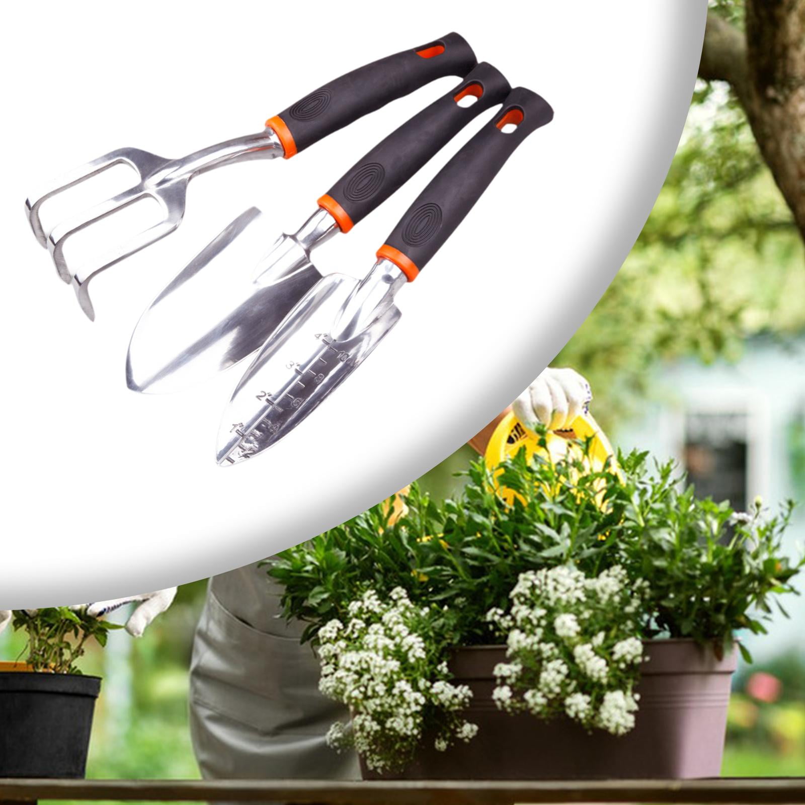 koolsoo 3Pcs Garden Tool Set Garden Shovels Ergonomic Handle Design ...