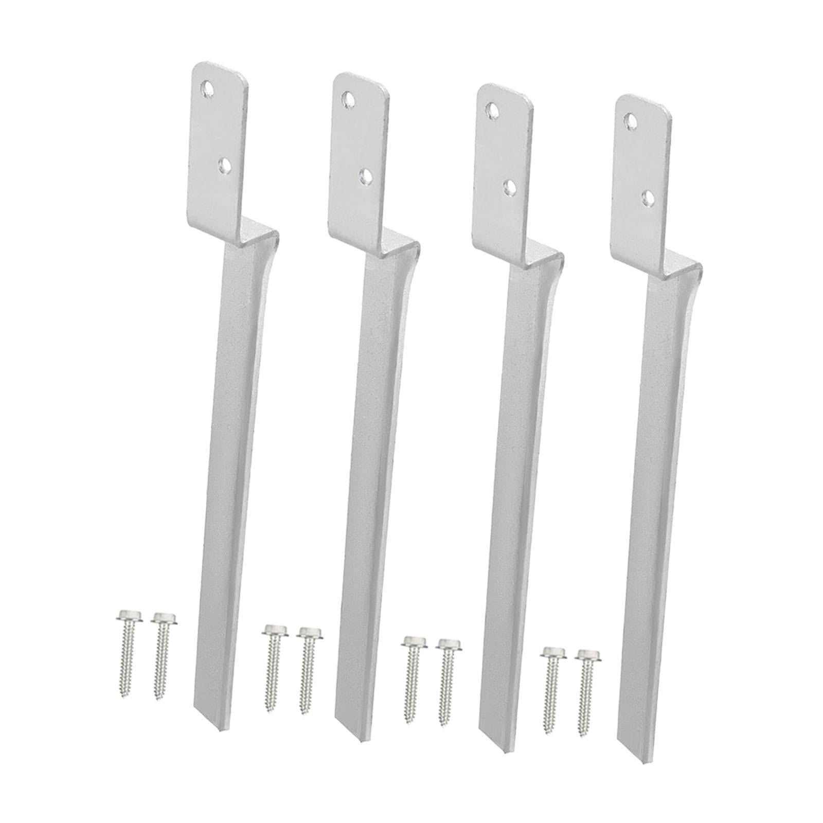 koolsoo 4Pcs Fence Post Anchors Wood Post Support Gardening Accessories ...