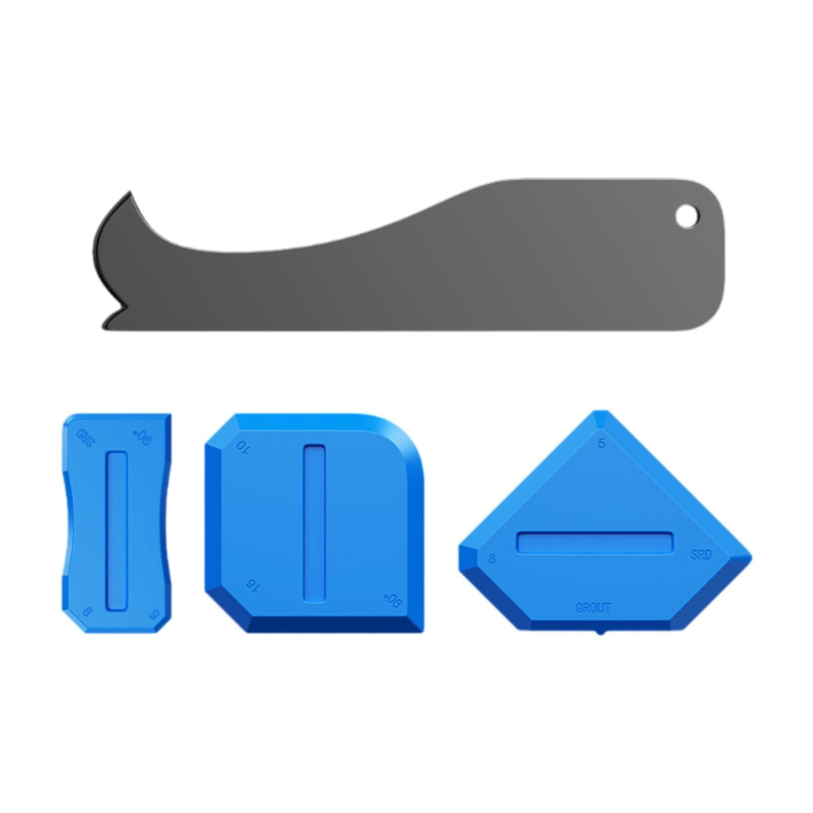 koolsoo 4x Caulking Tool Sealant Finishing Grout Scrapers Easy to Use ...