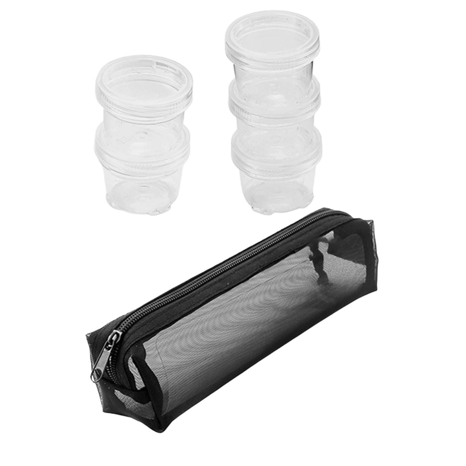 koolsoo 5 Pieces Camping Seasoning Bottles Portable Jars Stackable ...
