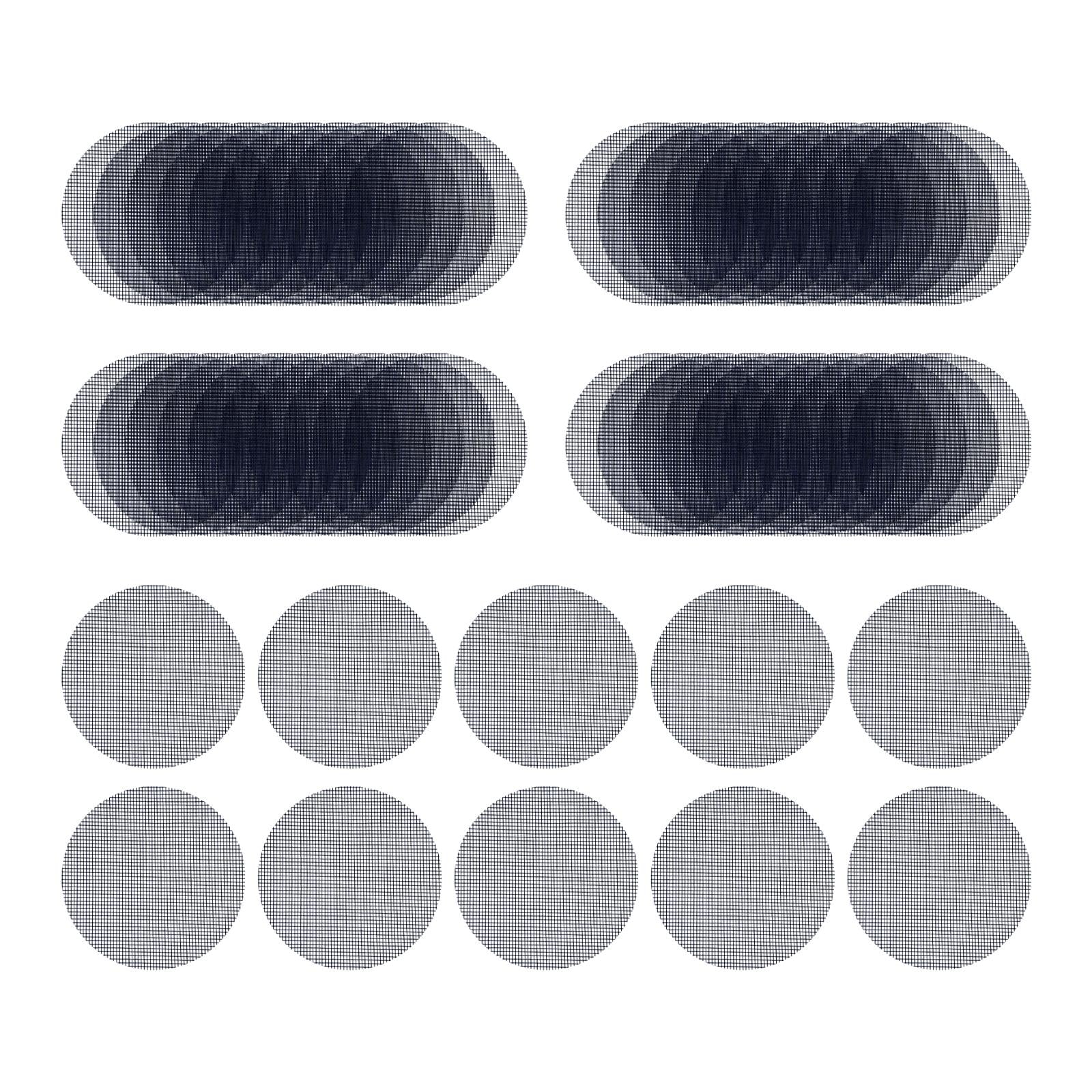 koolsoo 50 Pieces of Flower Button Loch Mesh Pad Barrier Drainage ...