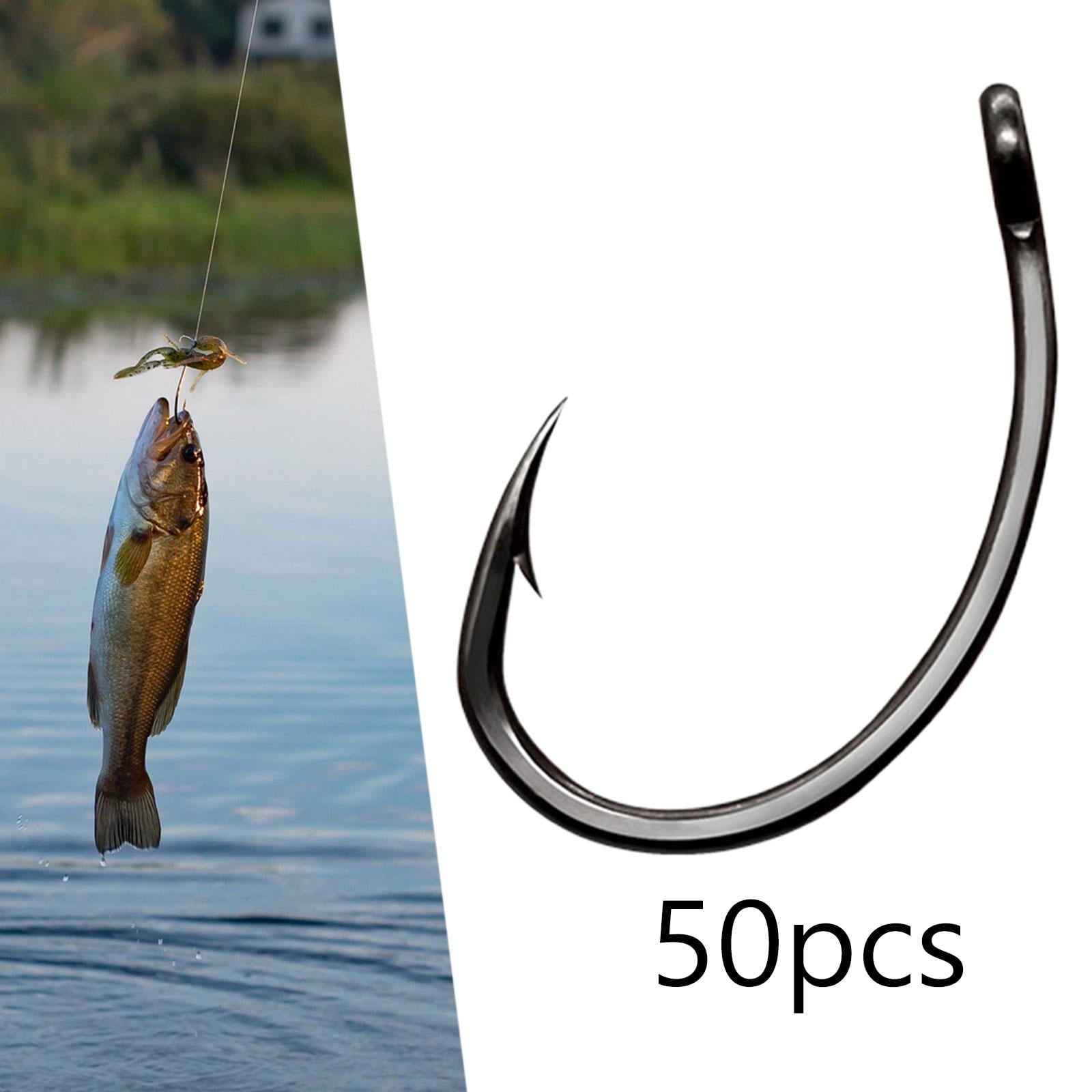 koolsoo 50Pcs Barbed Fly ing Hooks Dry Fly Hooks Outdoor Freshwater for ...
