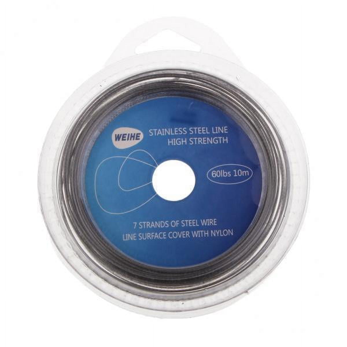 koolsoo 6xFishing Steel Wire Fishing line 10m Braided Leader Wire 60LBS ...