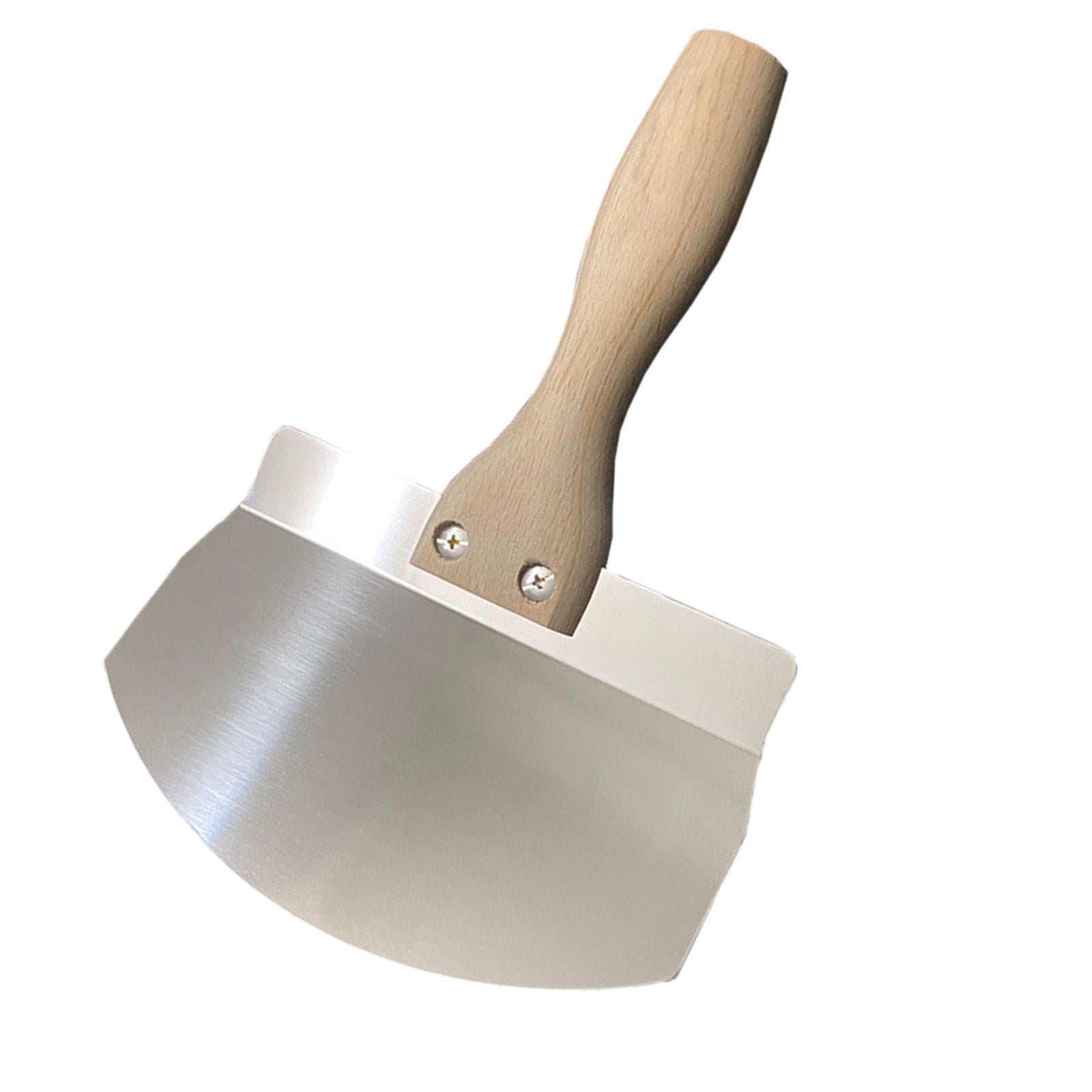 koolsoo ARC Shaped Putty Knife Spackle Knife Bucket Scoop Wooden Handle ...
