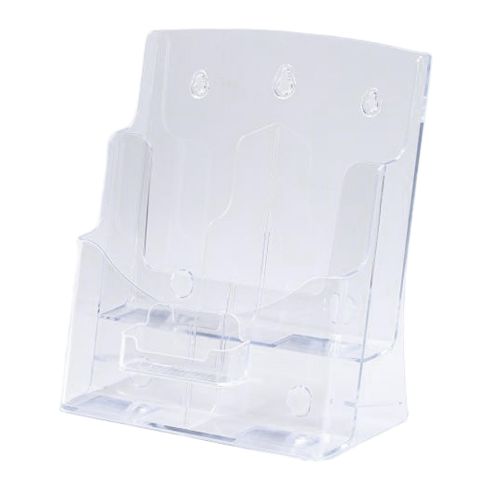 koolsoo Acrylic Display Stand,Business Card Holder Clear Flyer Brochure ...
