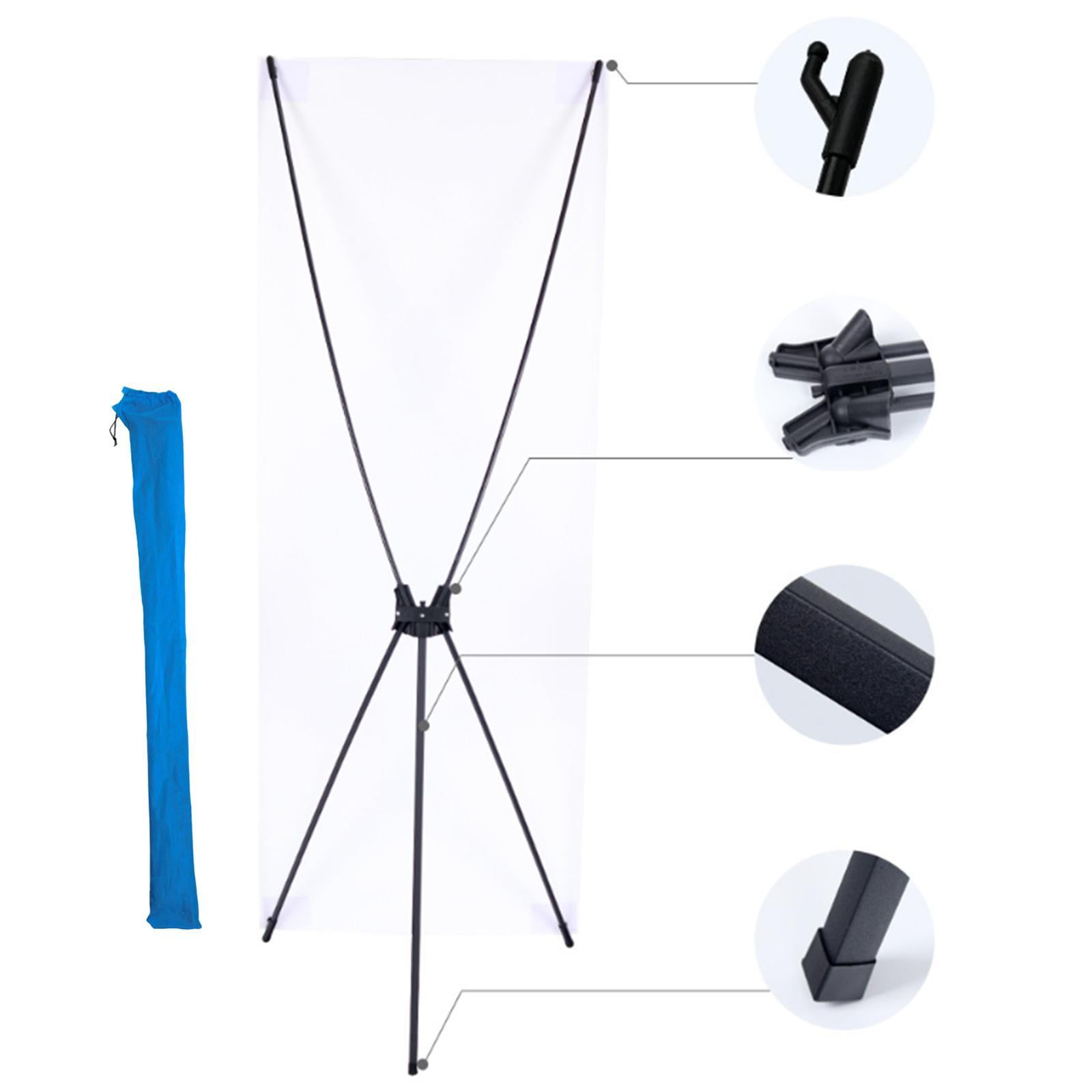 koolsoo Adjustable x Banner Stand Black Tripod for Show Wedding Poster ...