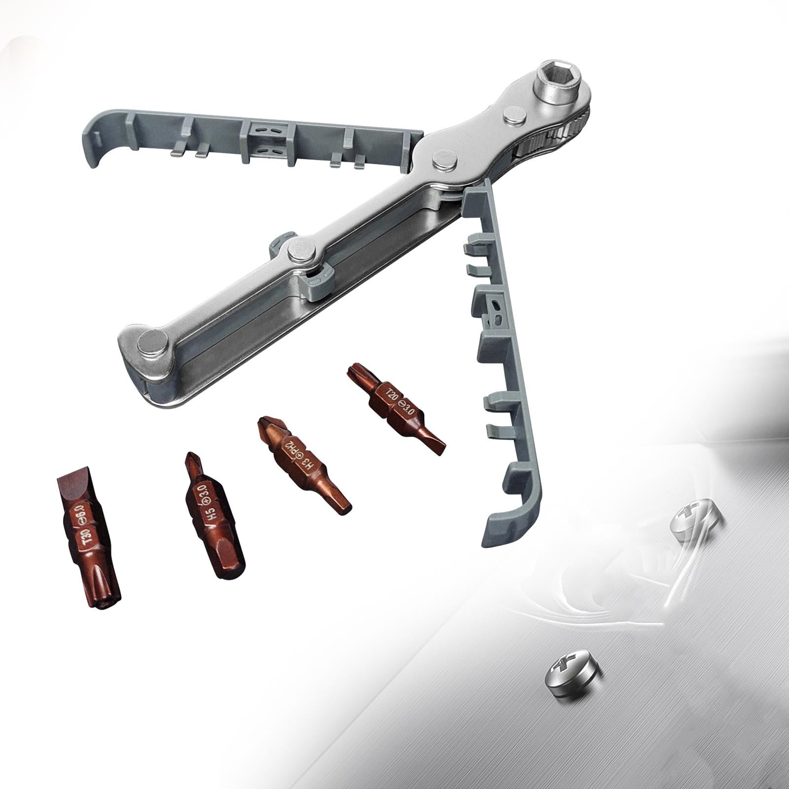 koolsoo Bidirectional Ratchet Screwdriver Set Multifunctional Wrench ...