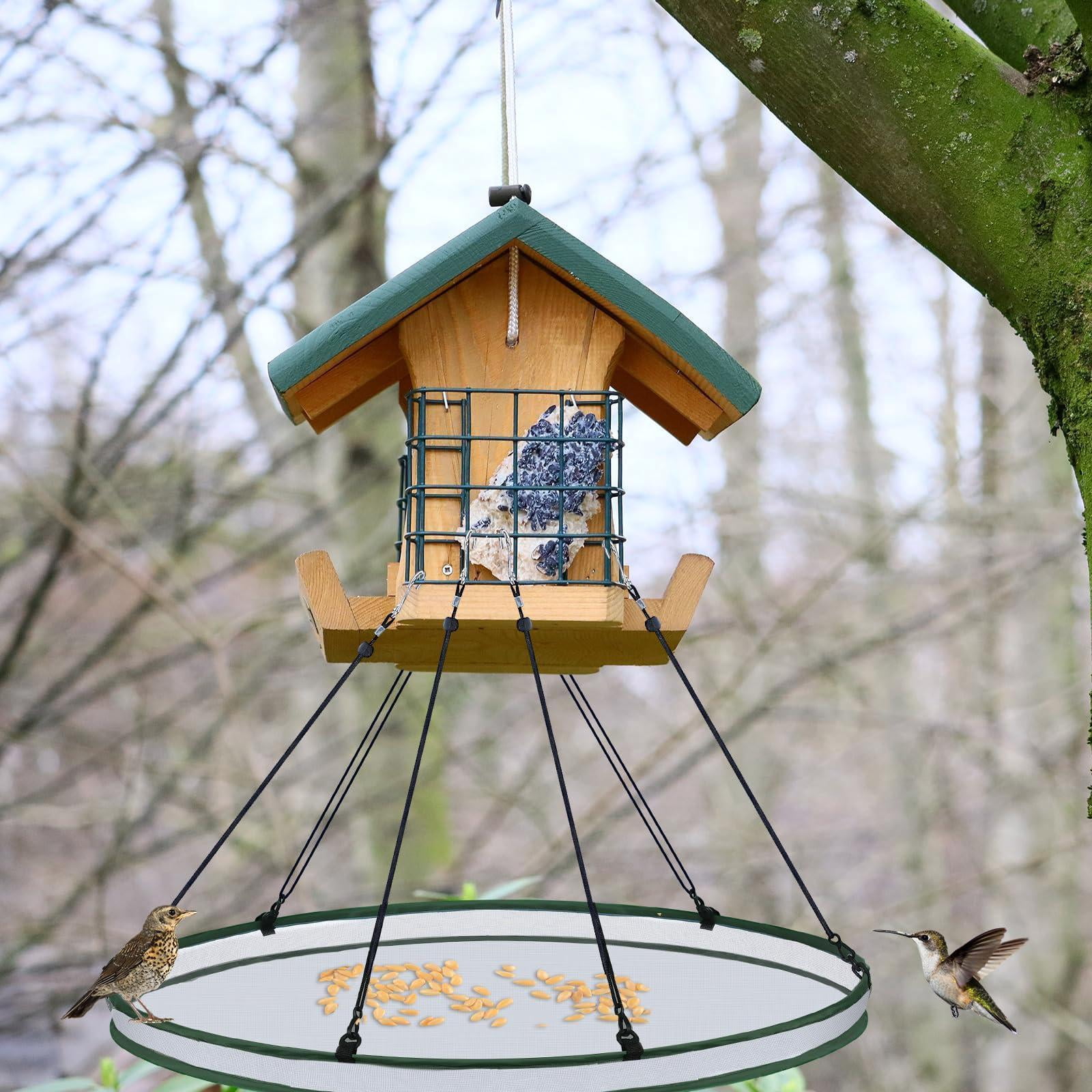 koolsoo Bird Seed Catcher Tray Hanging Tray Easy to Clean for Bird ...