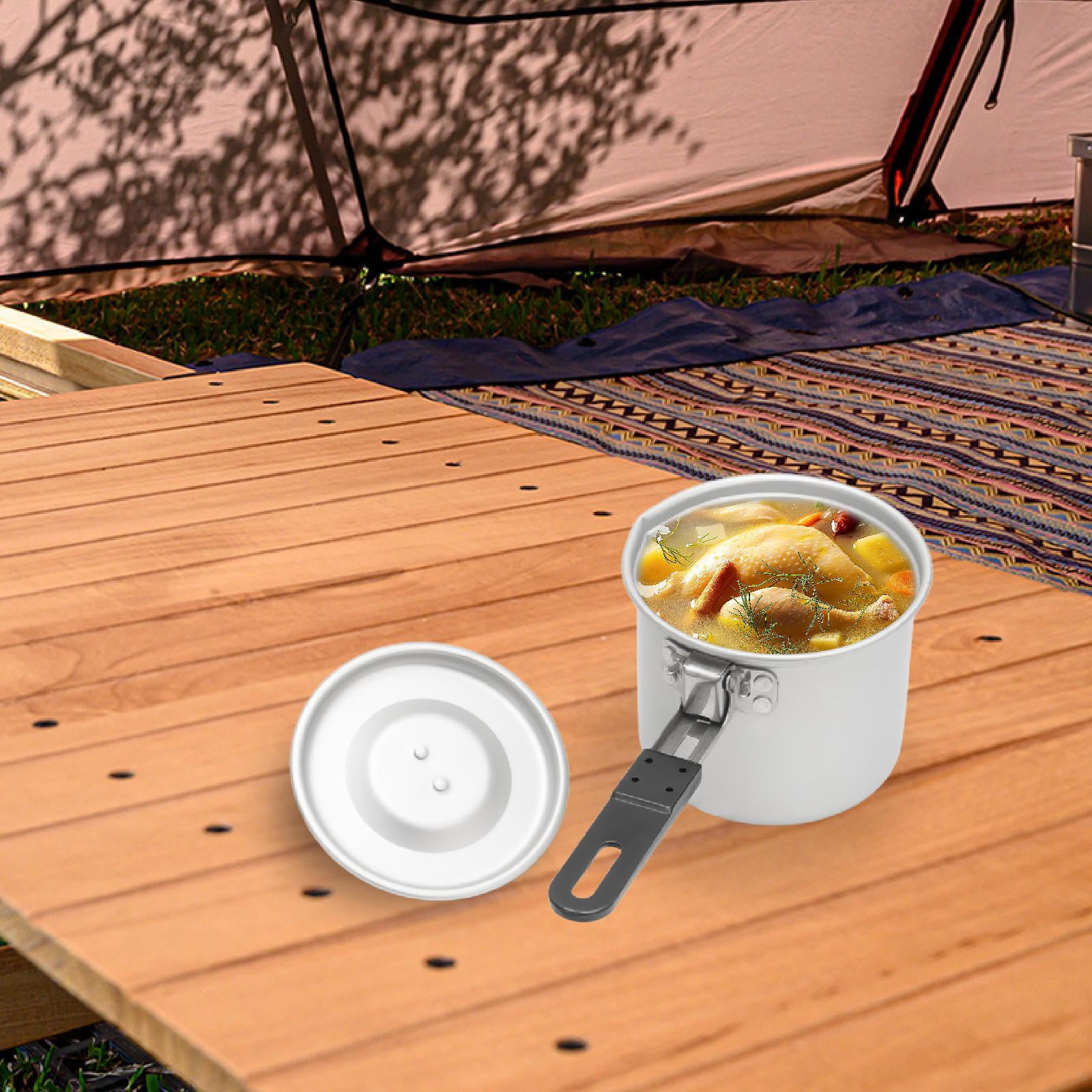 koolsoo Camping Pot Cookware Multi -purpose Light Saucepan with ...