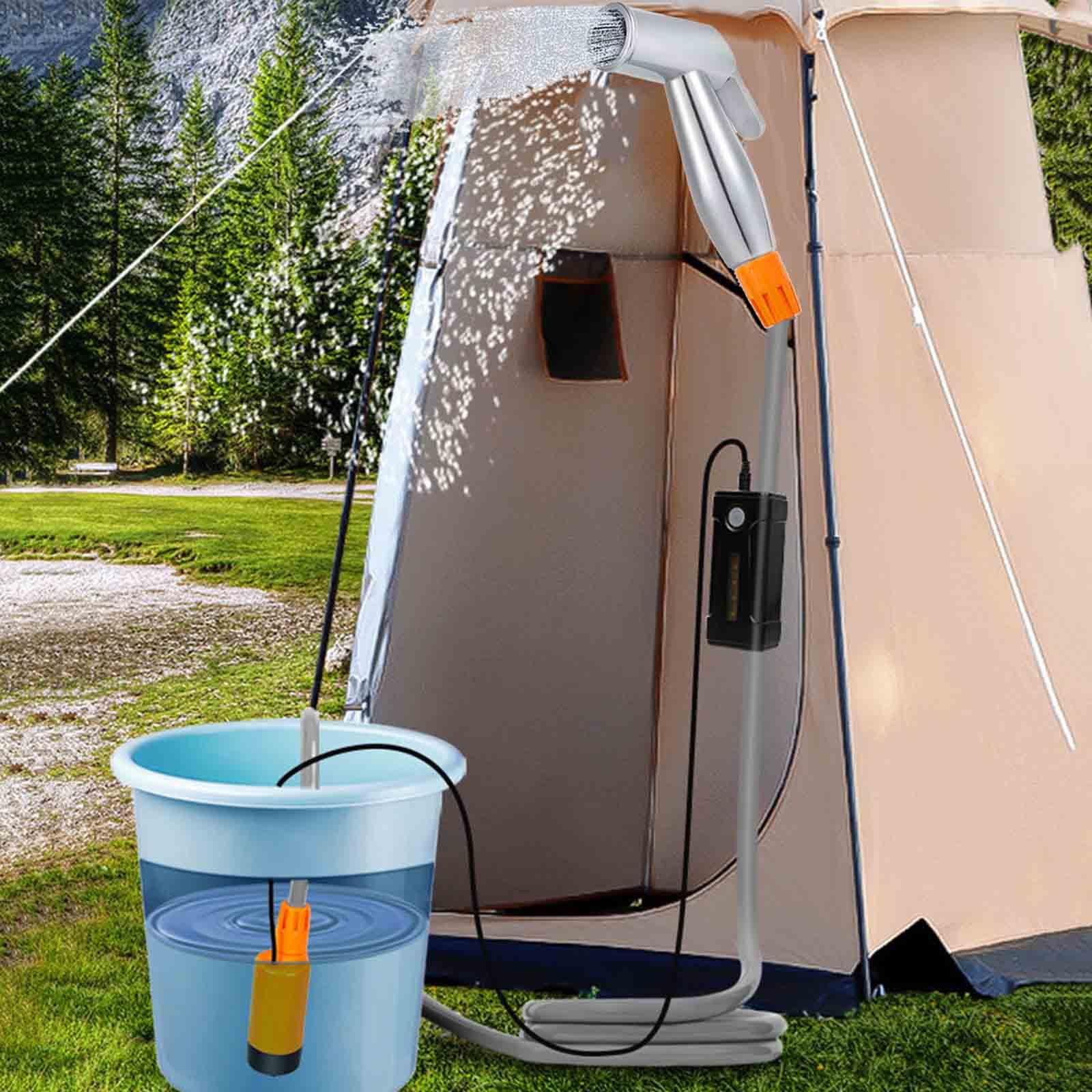 koolsoo Camping Shower Portable Shower Camp Shower Waterproof Electric Shower Pump Outdoor ...