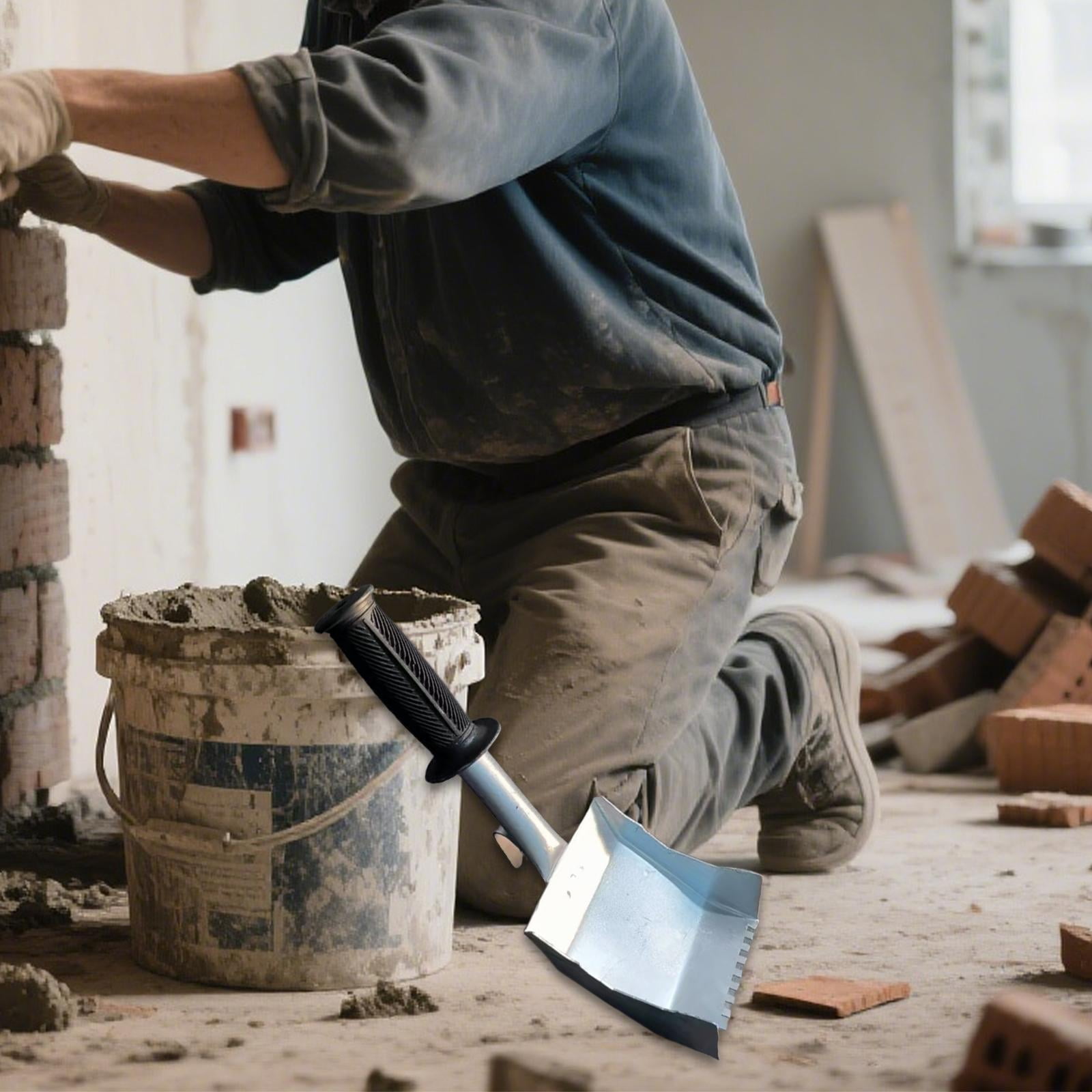 koolsoo Cement Metal Bowl Bricklaying Tool for Tile Installation Mortar Tiling - Walmart.com