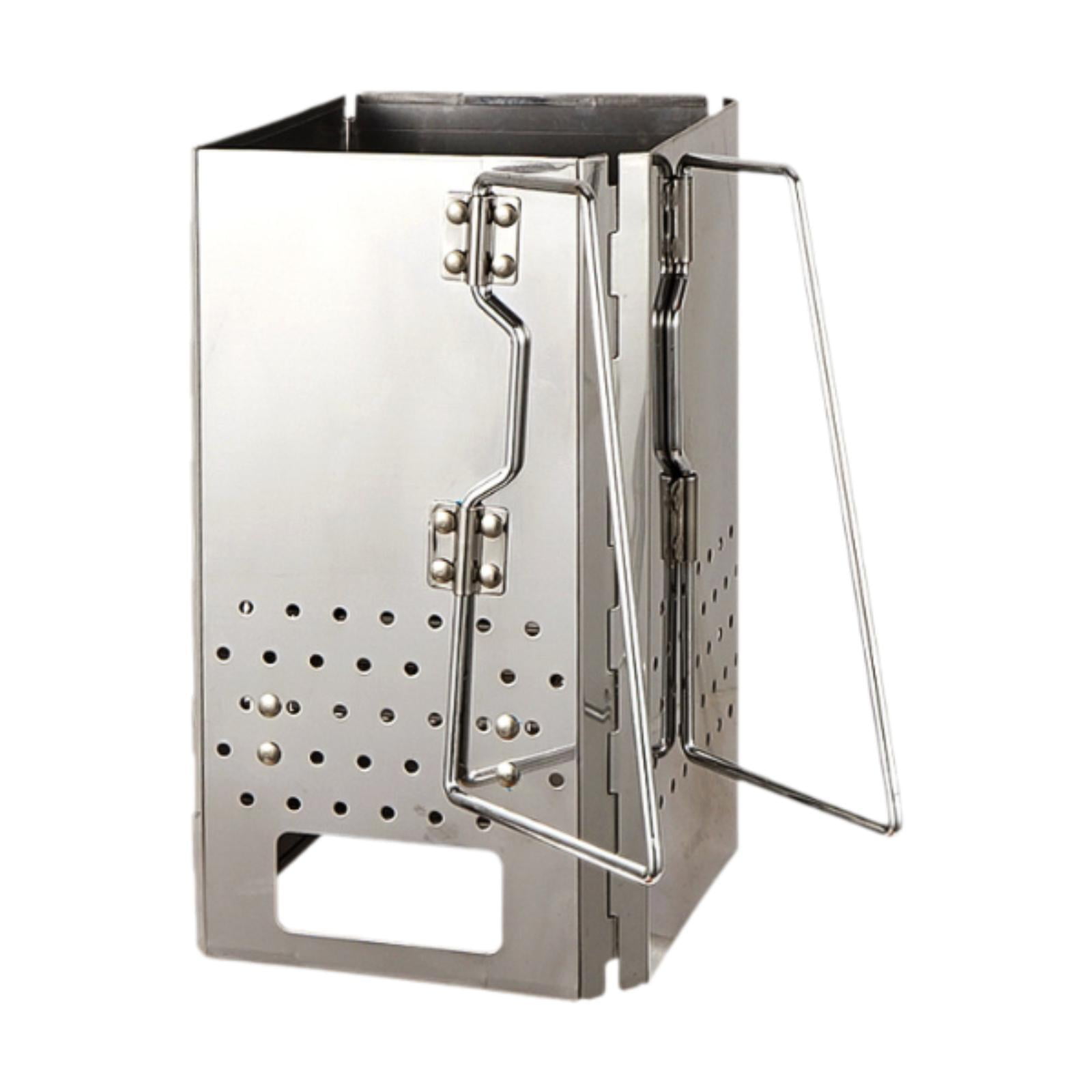 koolsoo Chimney Starter Folding Heavy Duty Stainless Steel Small ...