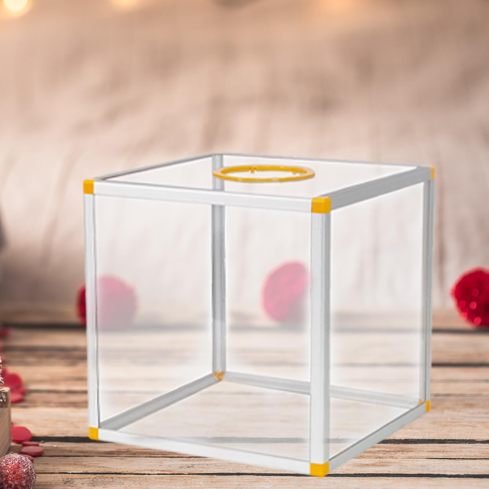 koolsoo Clear Box Voting Box Comment Box Storage Ticket Box Raffle Case ...