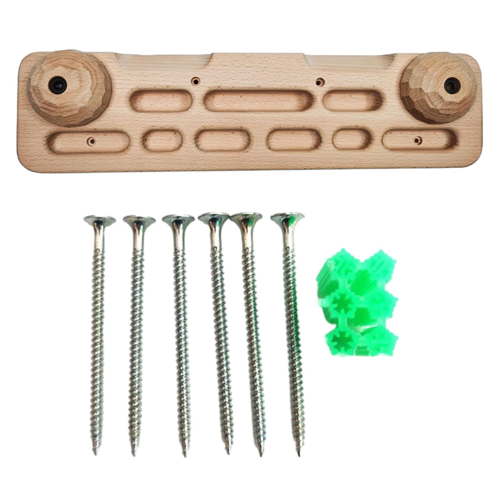 koolsoo Climbing Training Board Fingerboard Kids Adults Wooden Rock ...