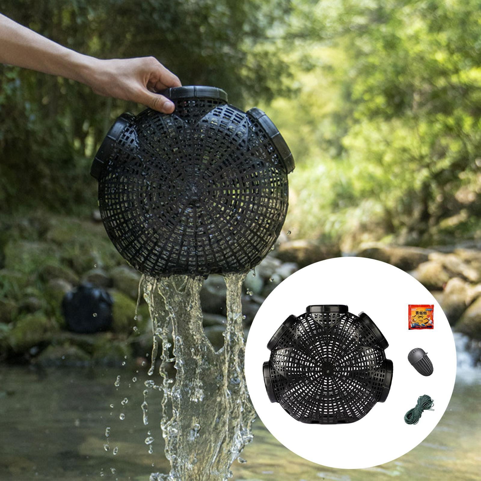 koolsoo Crawfish Catching Cage Fishing Basket with Rope Large Capacity ...