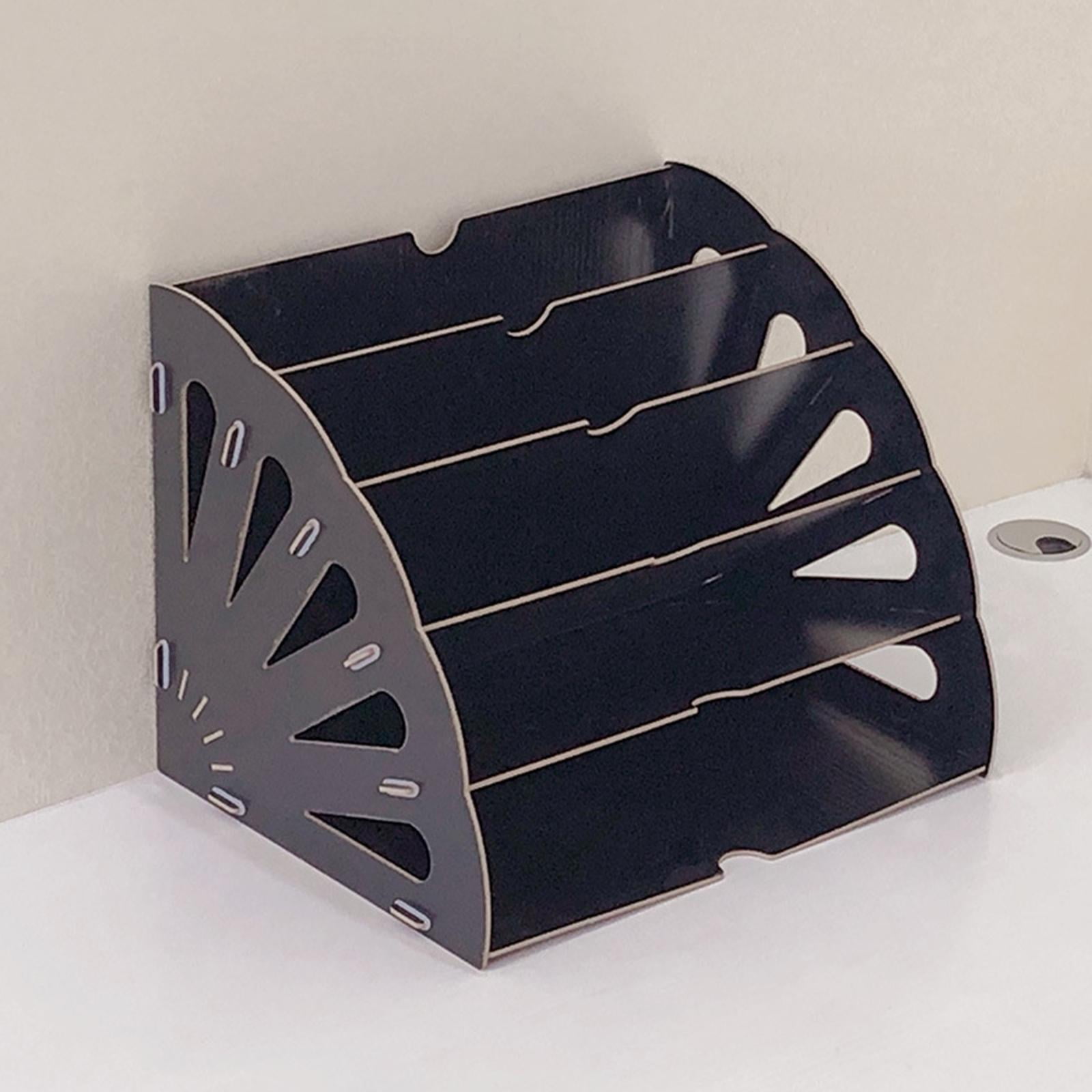 koolsoo Desk File Organizer File Holder Brochures File Rack Dividers ...