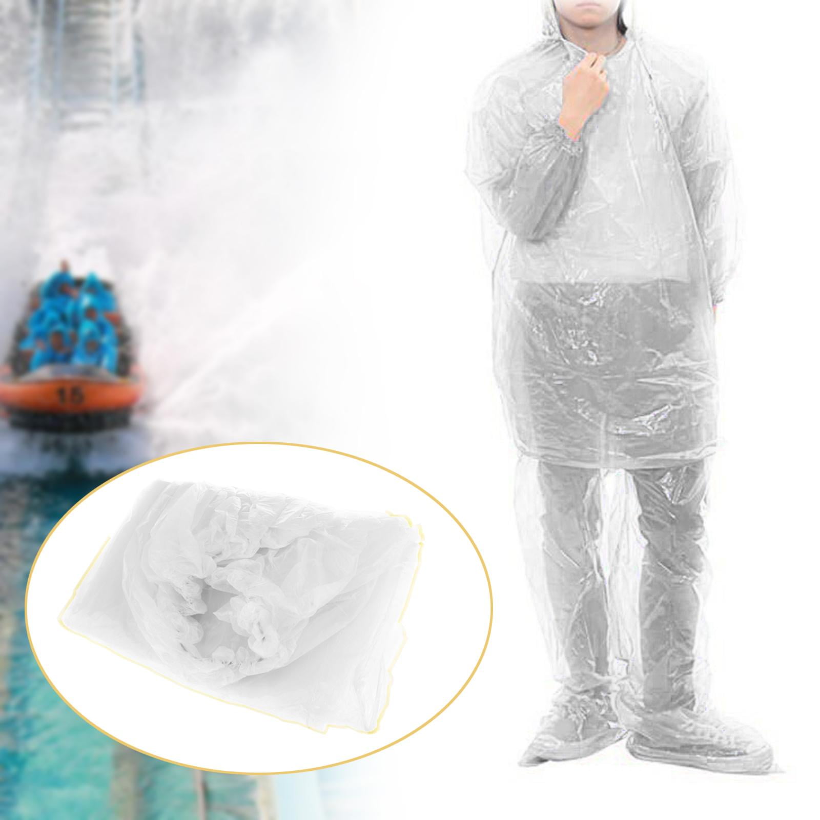 koolsoo Disposable Rain Poncho Emergency Raincoat Rain Pants for ...