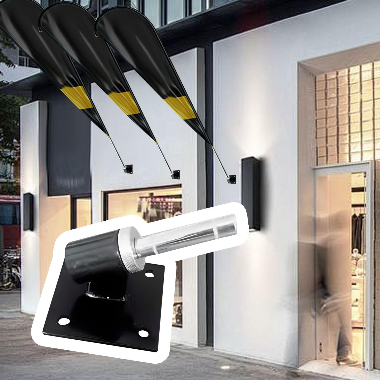 koolsoo Feather Flag Base Stand Beach Flag Pole Base Compact Wall Mount ...